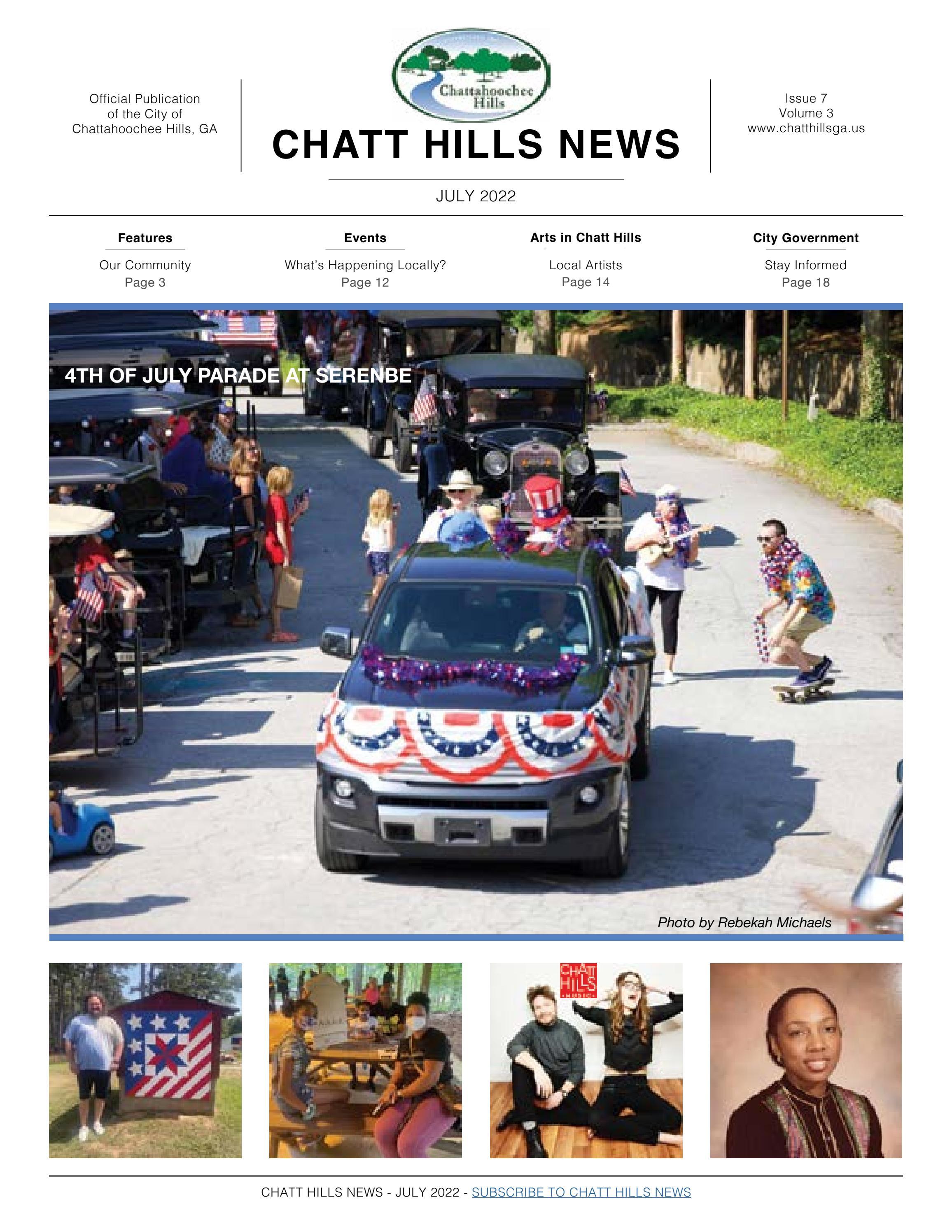 Chatt Hills City News ~ July 2022 by City of Chattahoochee Hills - Issuu