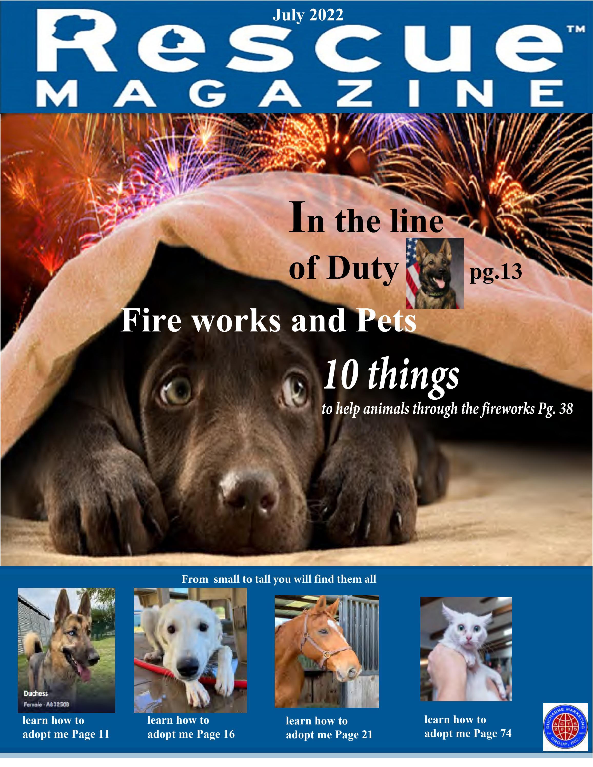 July 2022 Rescue Magazine by Ron - Issuu