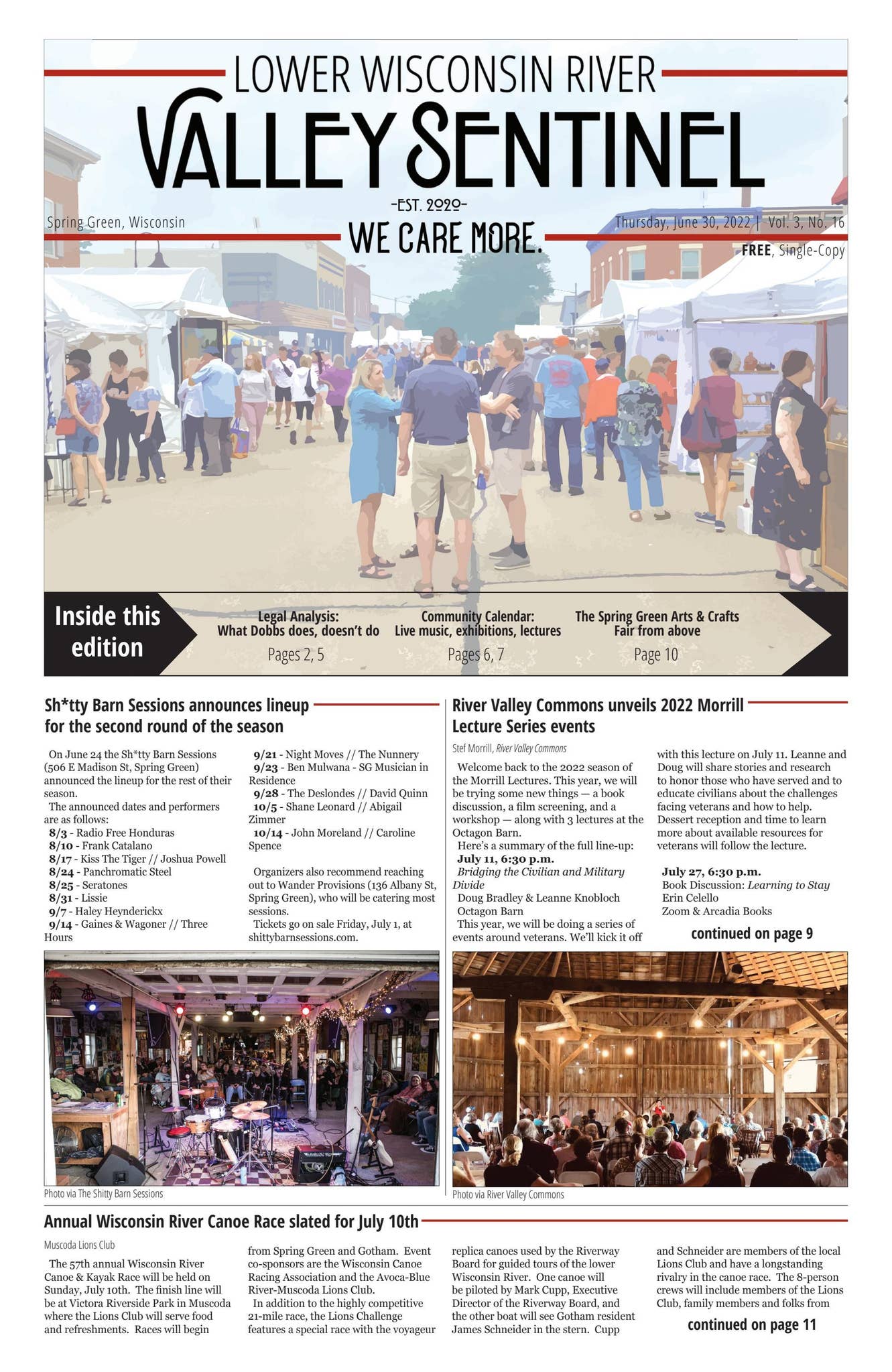 Valley Sentinel - 06-30-2022 by Valley Sentinel - Issuu