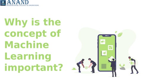 Why is the concept of Machine Learning important? by Anand ...