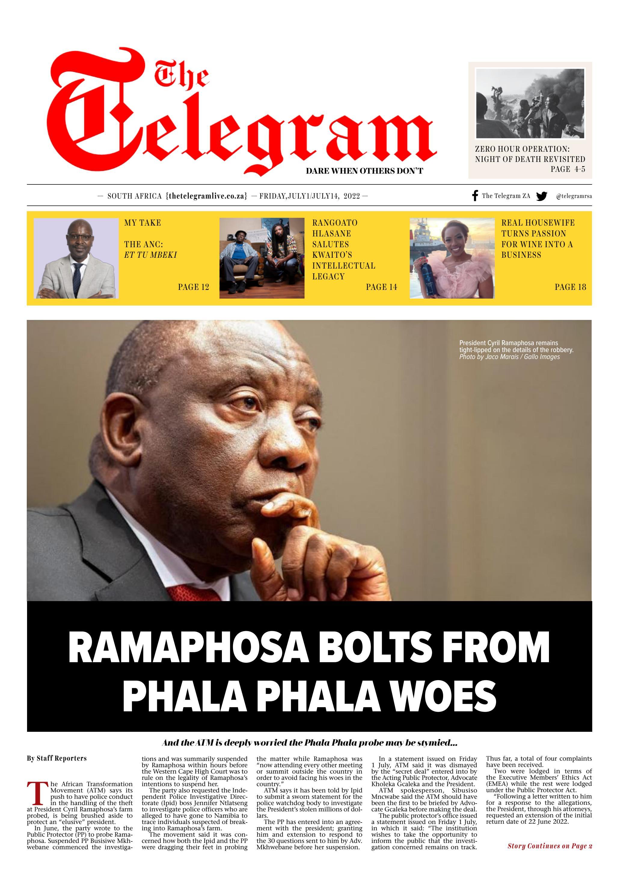 THE TELEGRAM RSA JULY 1-14 by The Telegram RSA - Issuu