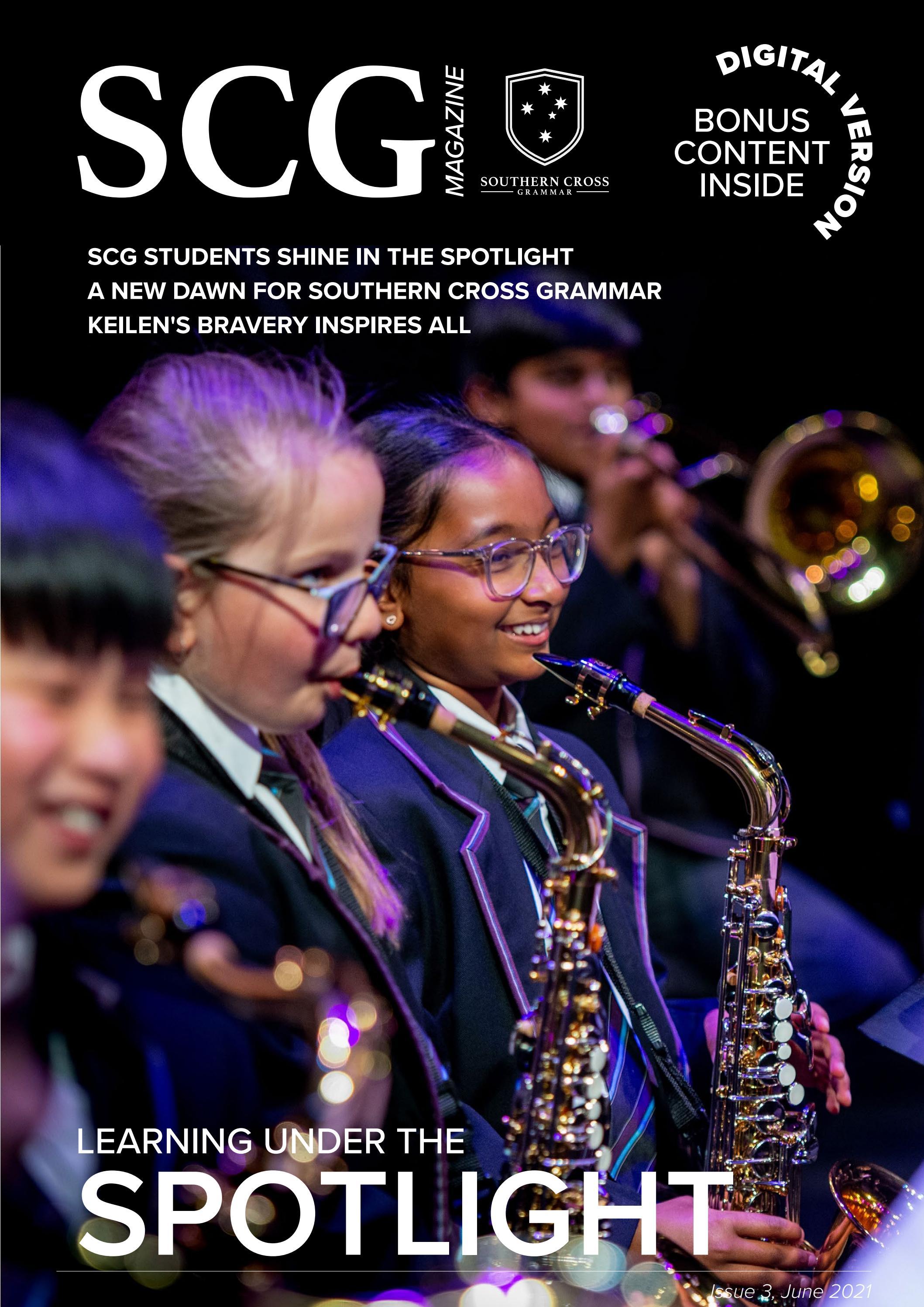SCG Magazine: Issue 3, July 2021 by SouthernCrossGrammar - Issuu