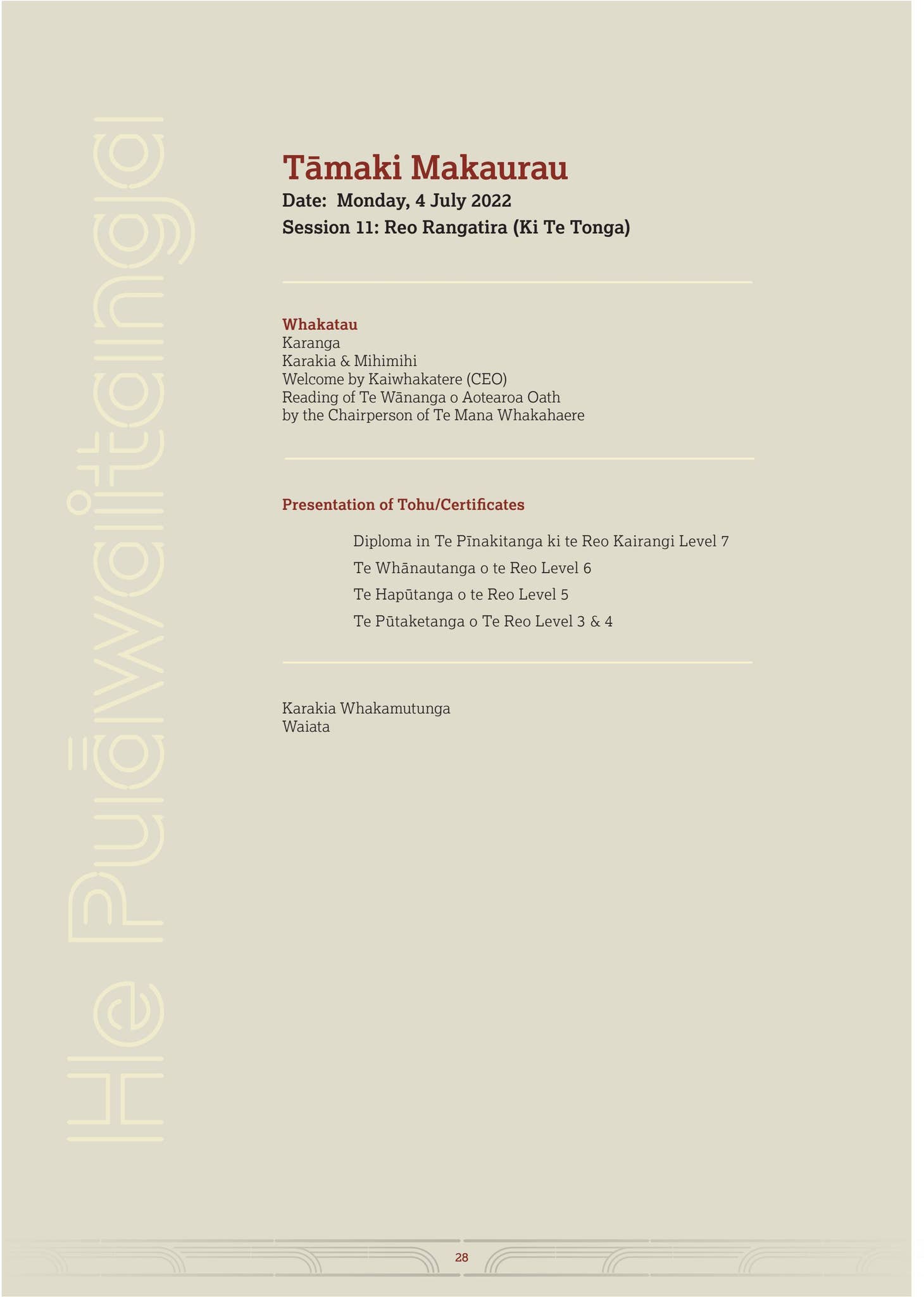 TWOA Graduation Booklet 2022 - Tāmaki Makaurau by Te Wananga o Aotearoa ...