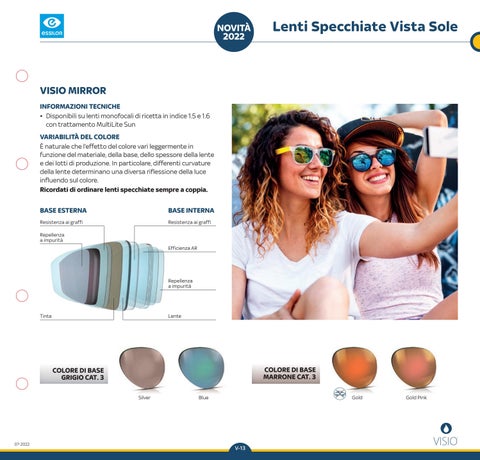 Catalogo Lenti Oftalmiche Visio by Vision Group - Issuu
