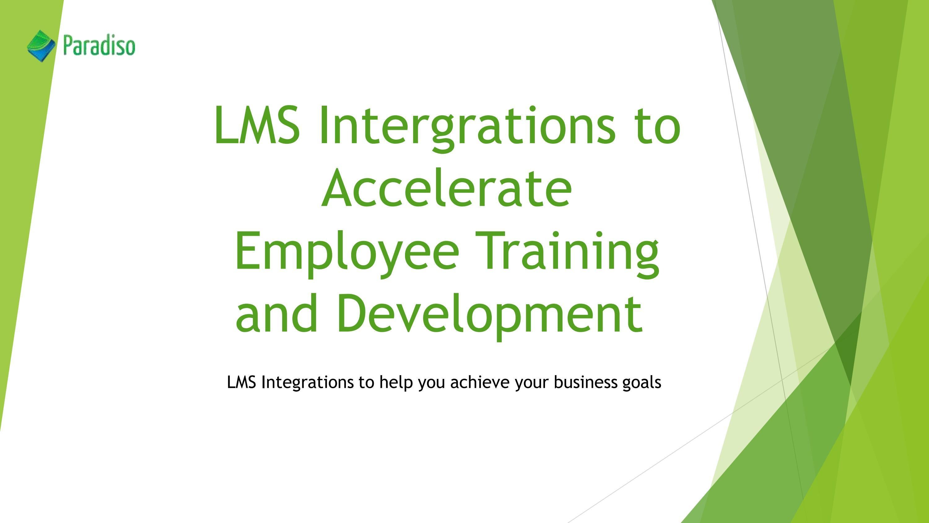 LMS Integrations to Accelerate Employee Training and Development by ...