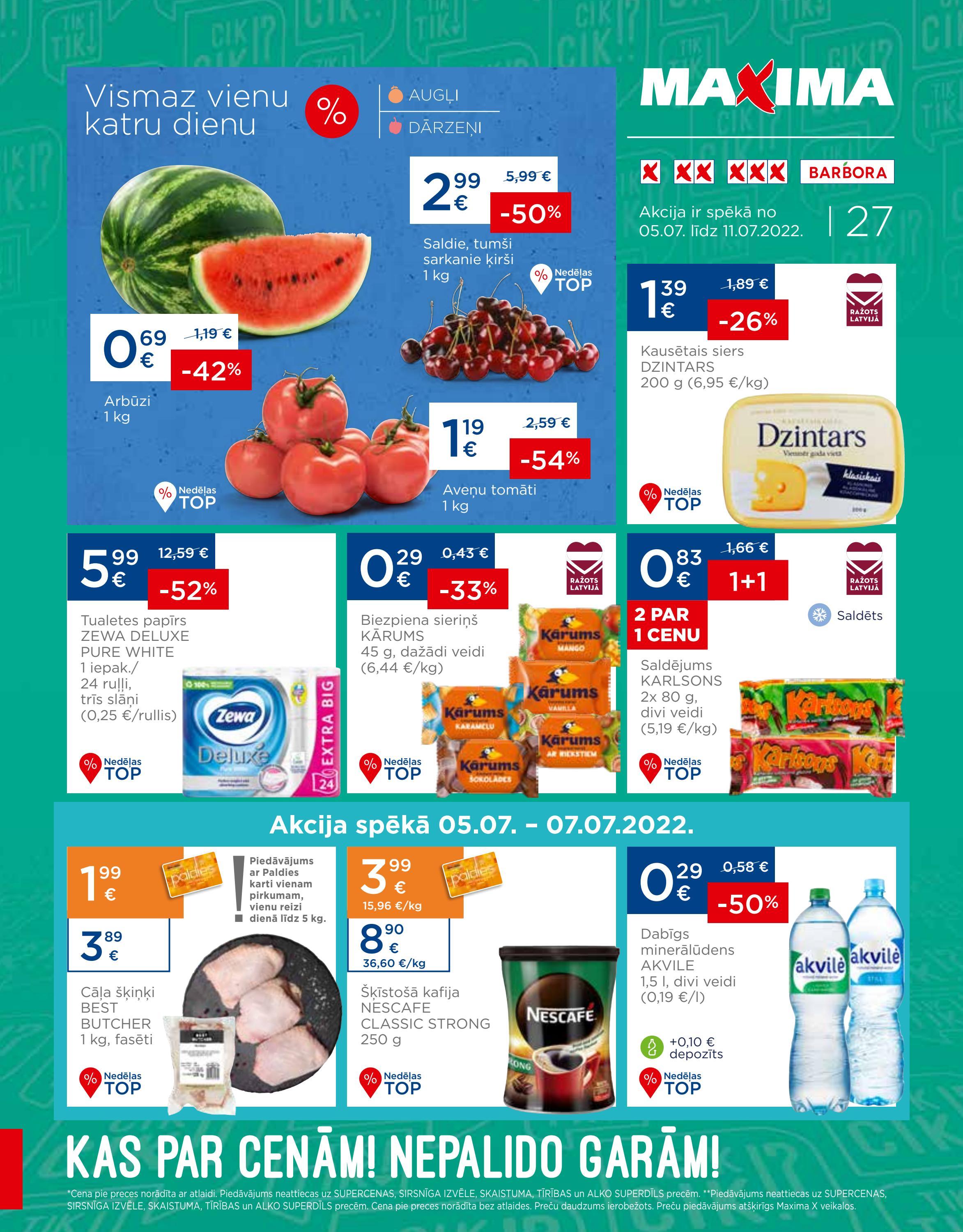 MAXIMA | X XX XXX | 05.-11.07.2022. by Maxima Latvija - Issuu