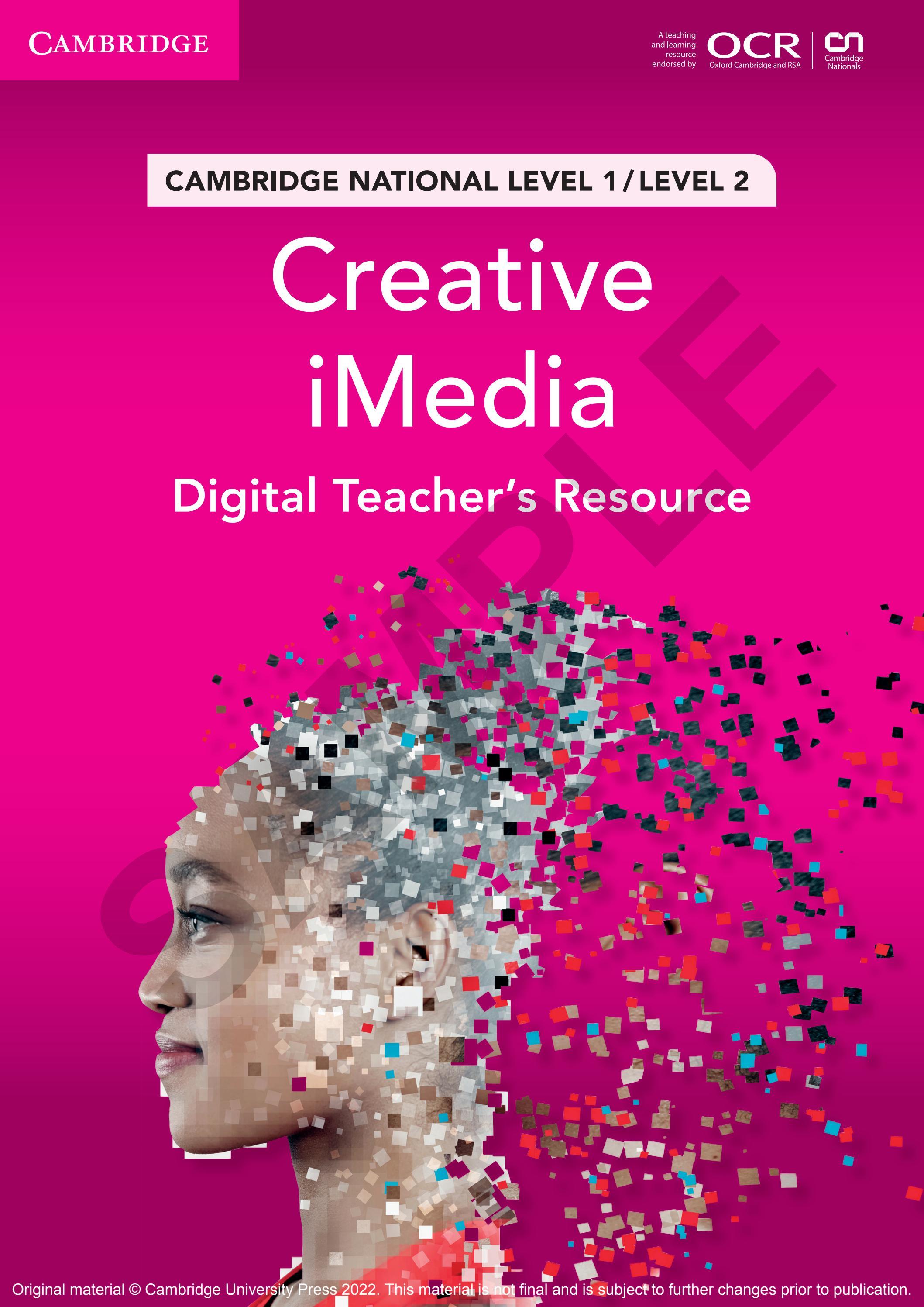 Cambridge Nationals Creative iMedia Teacher's Resource Sample by ...