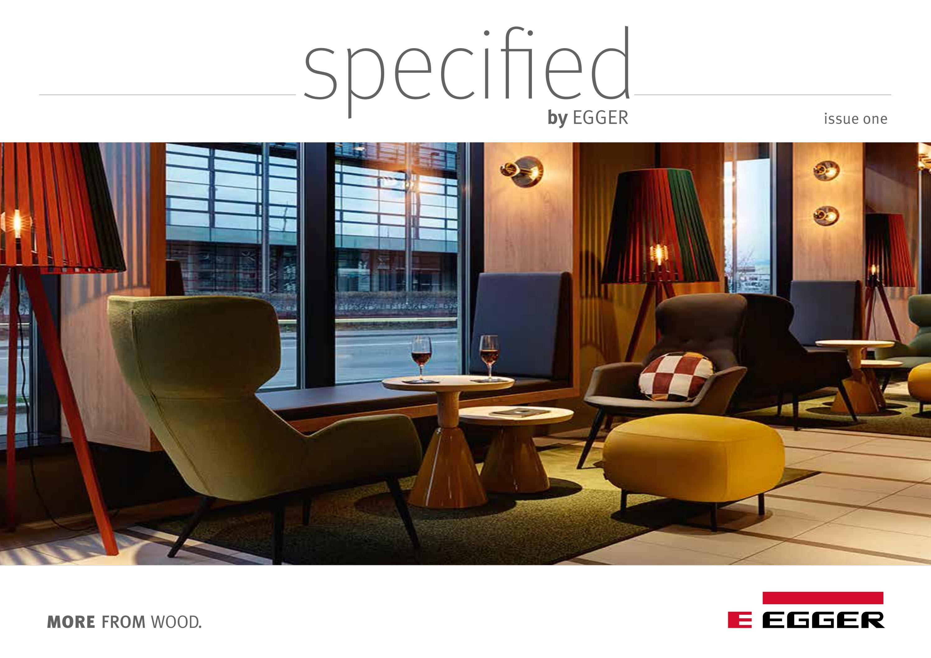 Specified by EGGER | Issue one by Fritz EGGER GmbH & Co.OG - Issuu