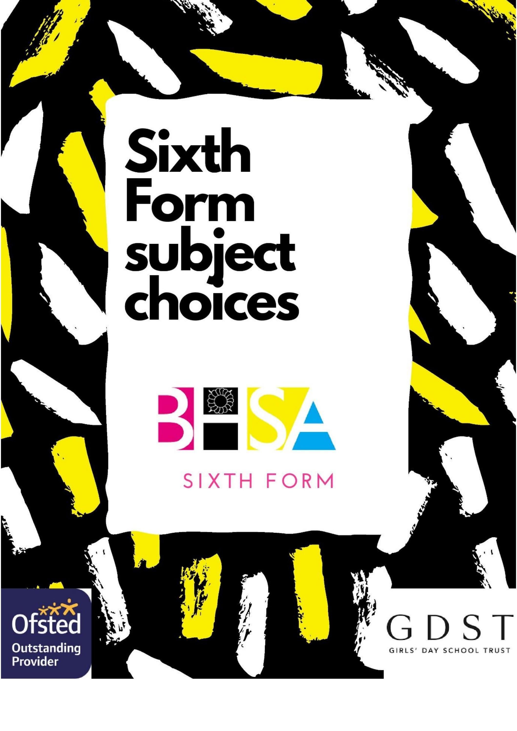 Sixth Form Subject Choices - 2022 by BHSA - Issuu