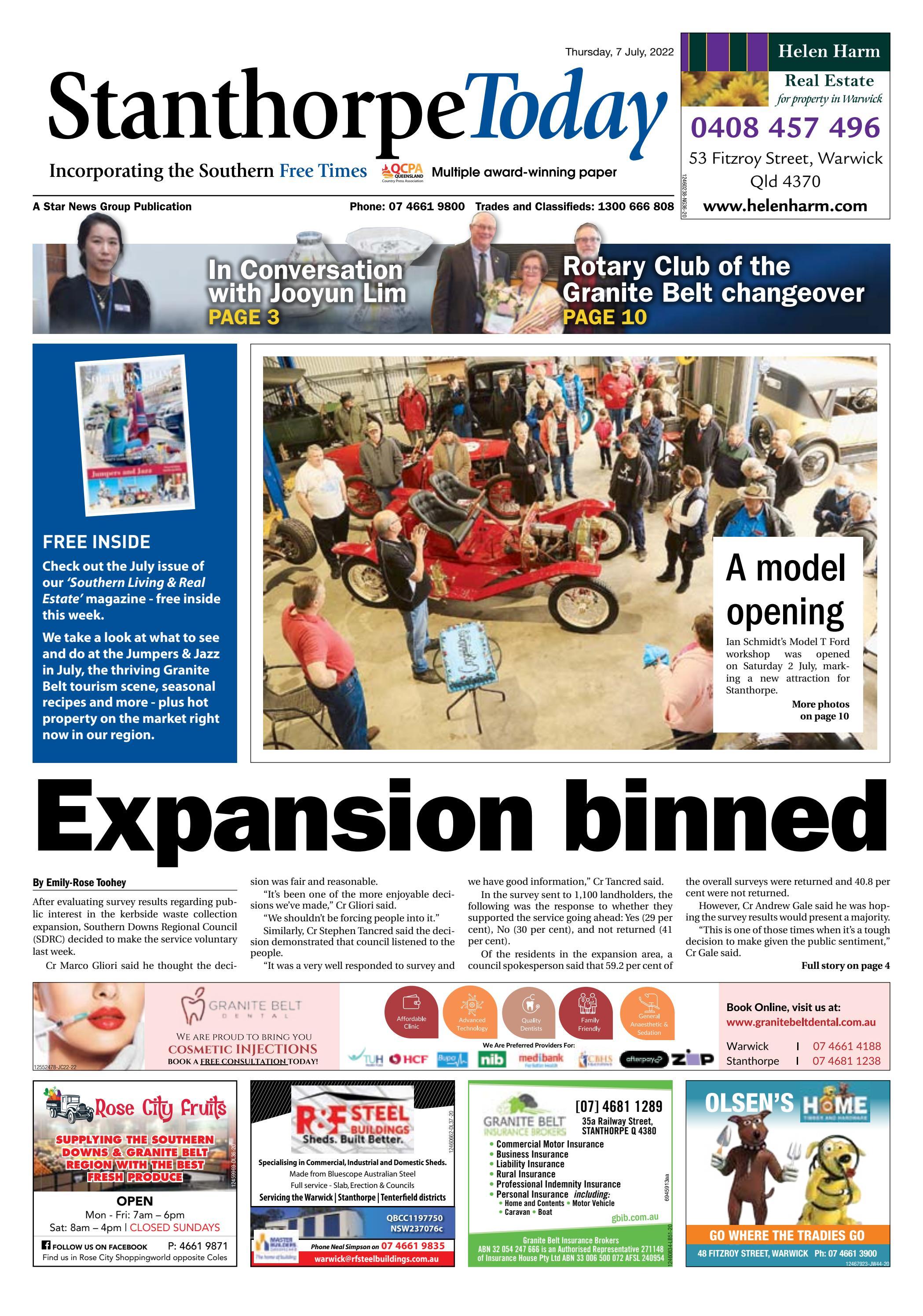Stanthorpe Today - 7th July 2022 by Star News Group - Issuu