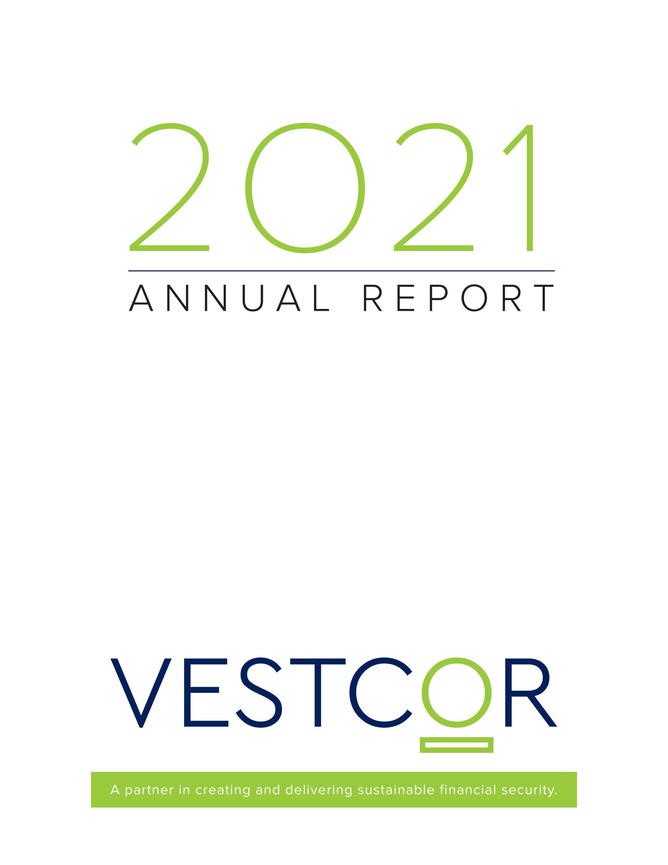 Vestcor 2021 Annual Report by Vestcor - Issuu