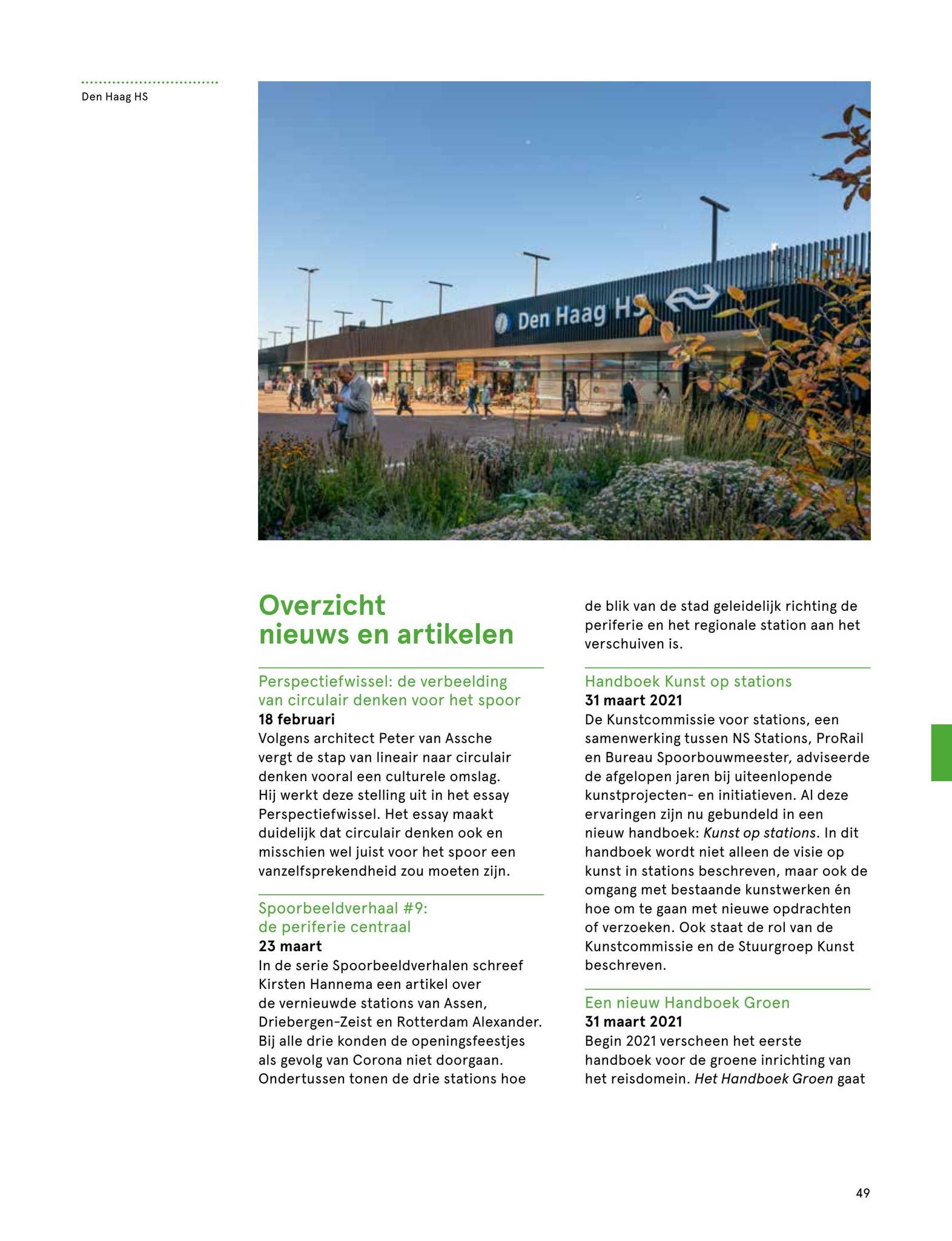 Jaarbericht 2021 by Bureau Spoorbouwmeester - Issuu