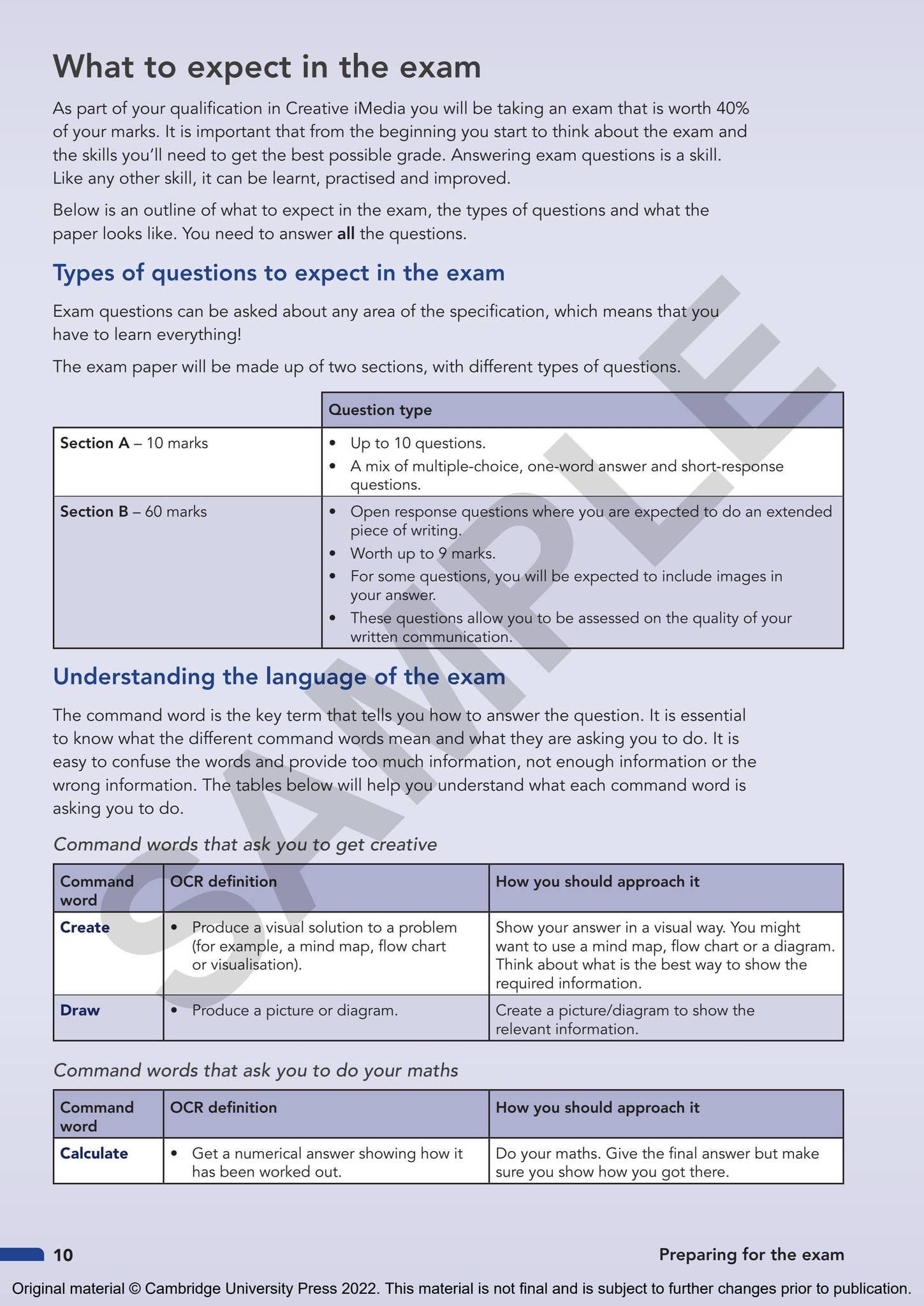 Cambridge Nationals Creative iMedia Revision Guide and Workbook Sample ...