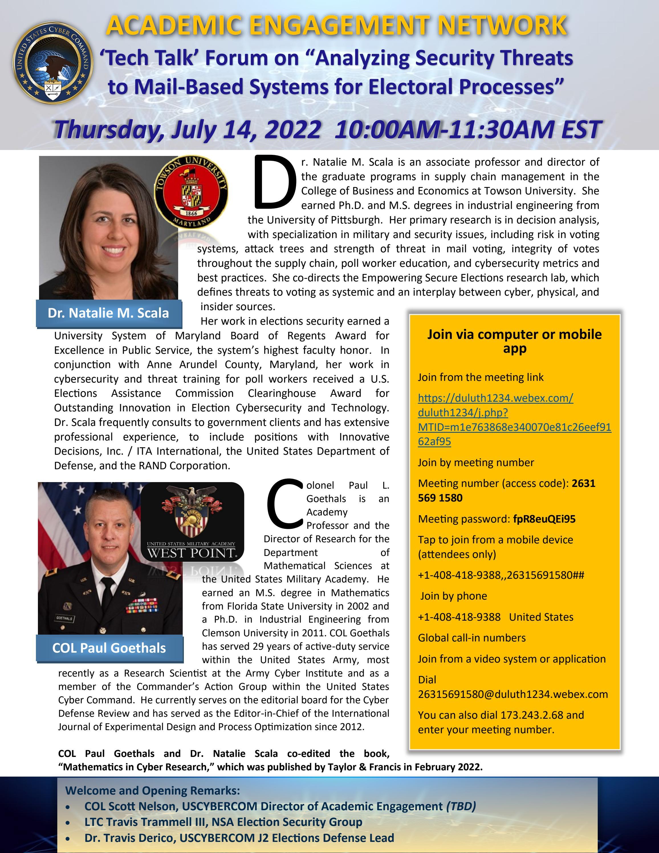 United States Cyber Command TECH TALK #2 by Cyber Florida: The Florida ...