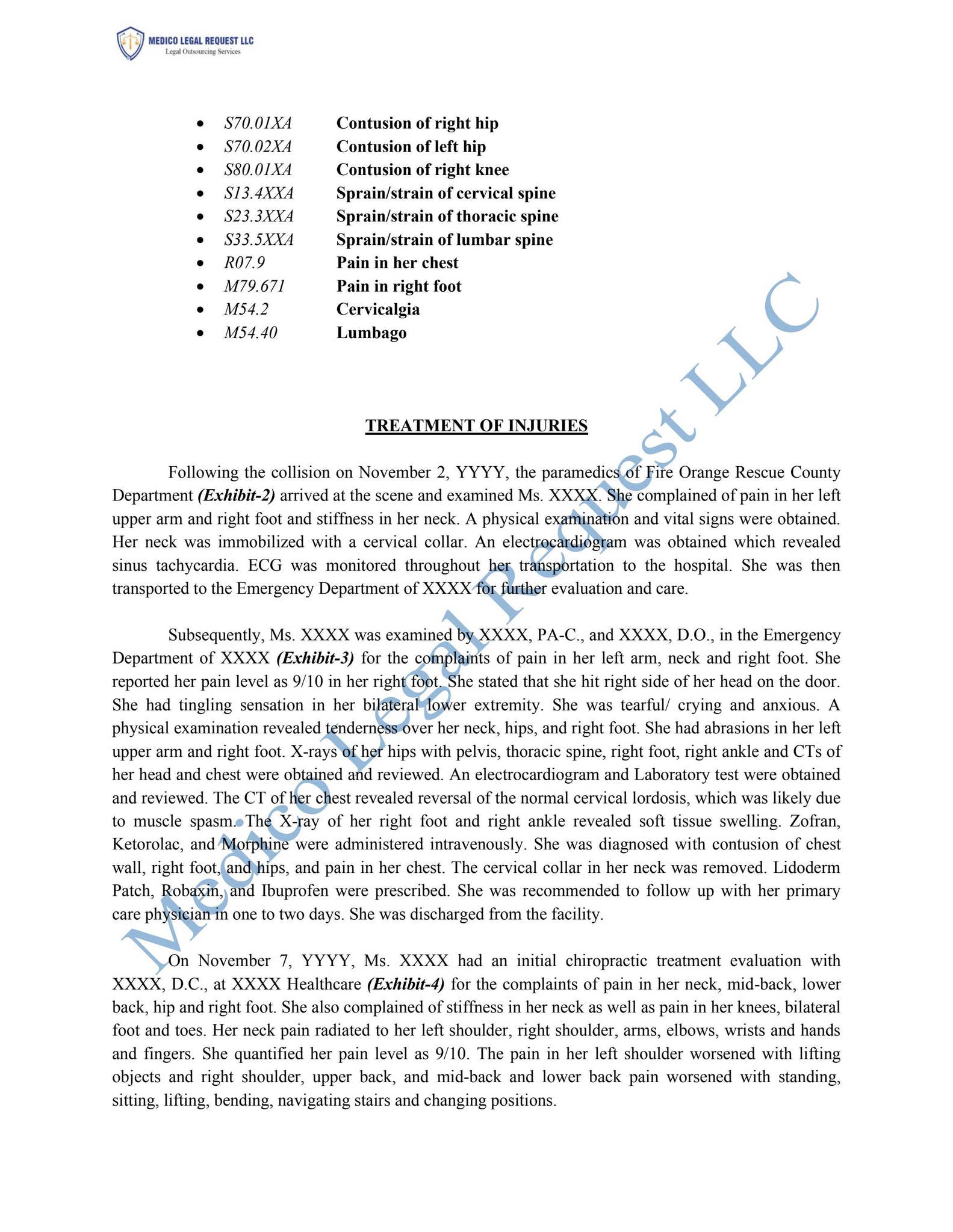 Settlement Demand Letter Sample-MVA | Medico Legal Request LLC by ...