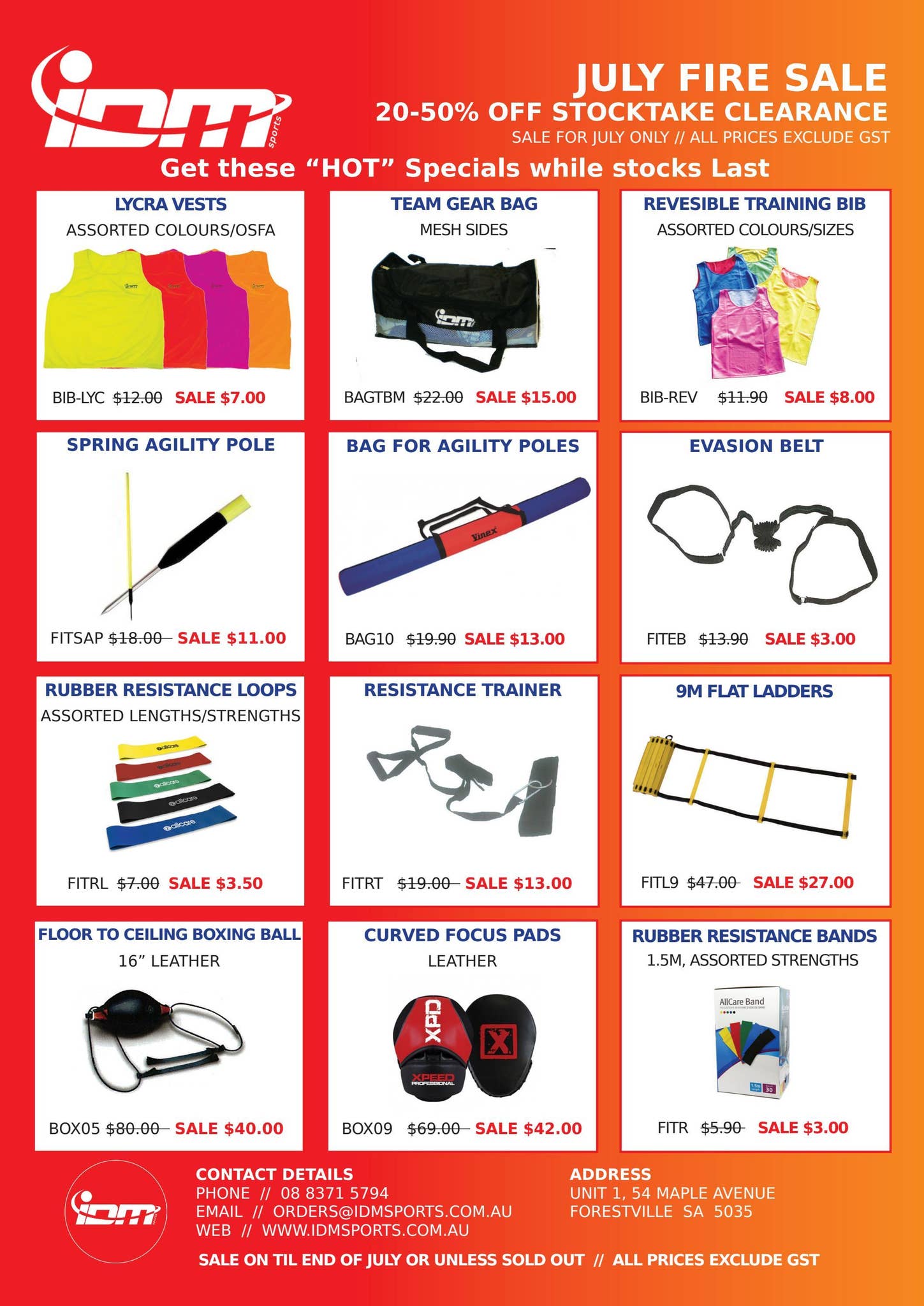 IDM Sports Club July "Fire" Sale by idmsports - Issuu