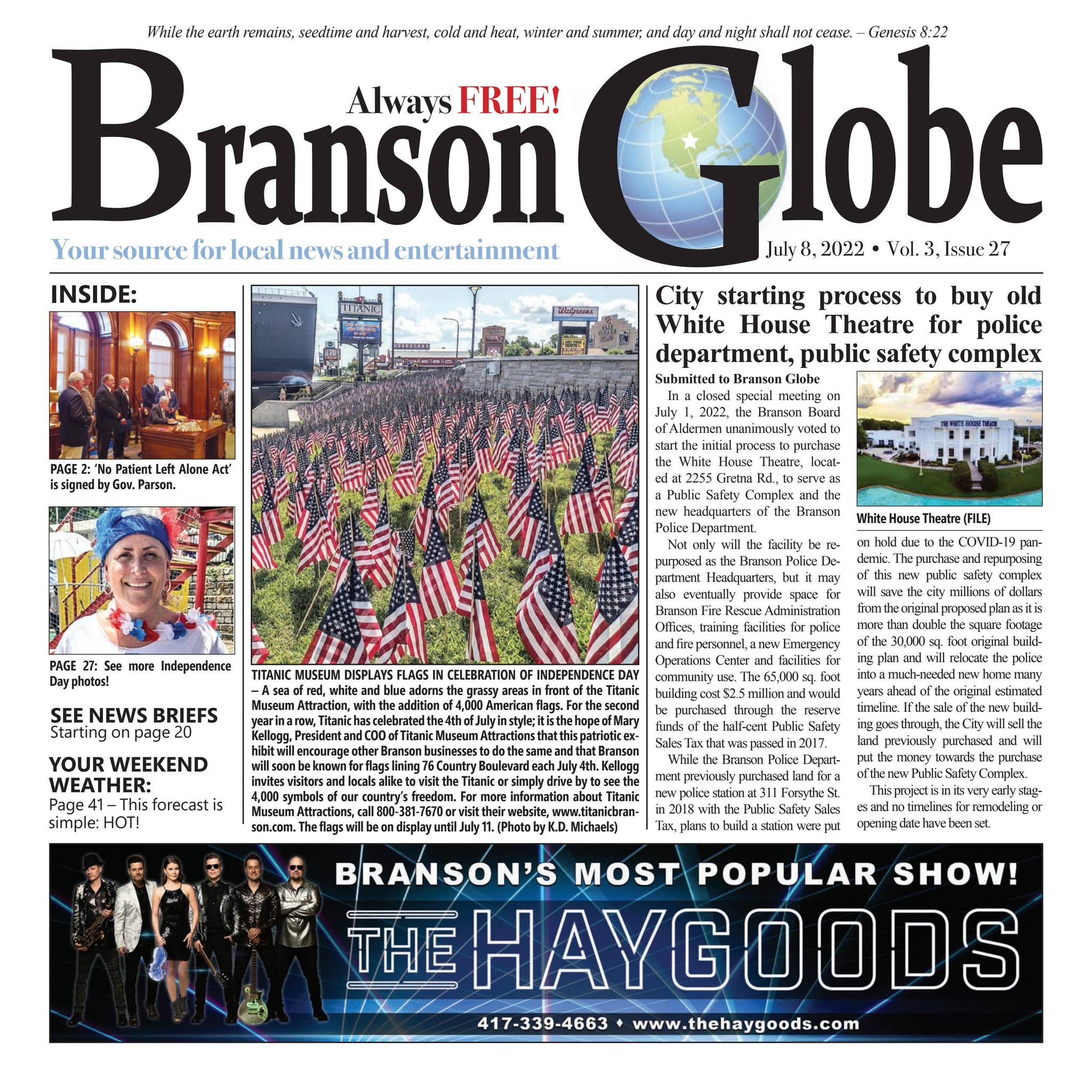 Branson Globe, July 8, 2022 by bransonglobe - Issuu
