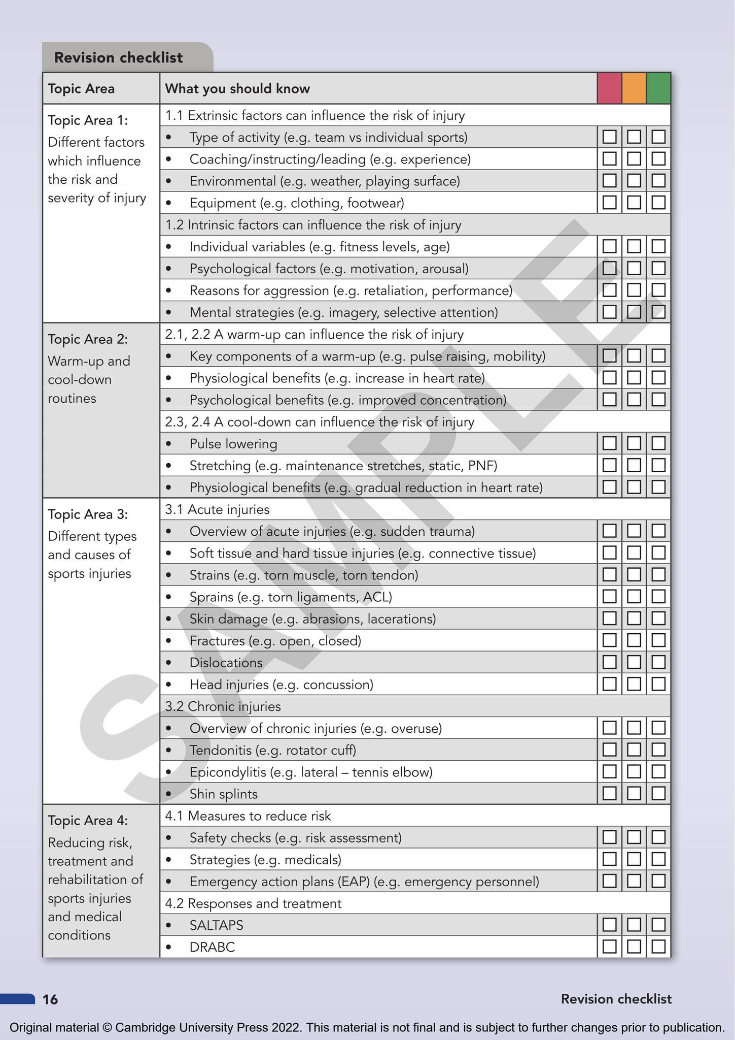 Cambridge National Sport Science Revision Guide Sample by Cambridge ...