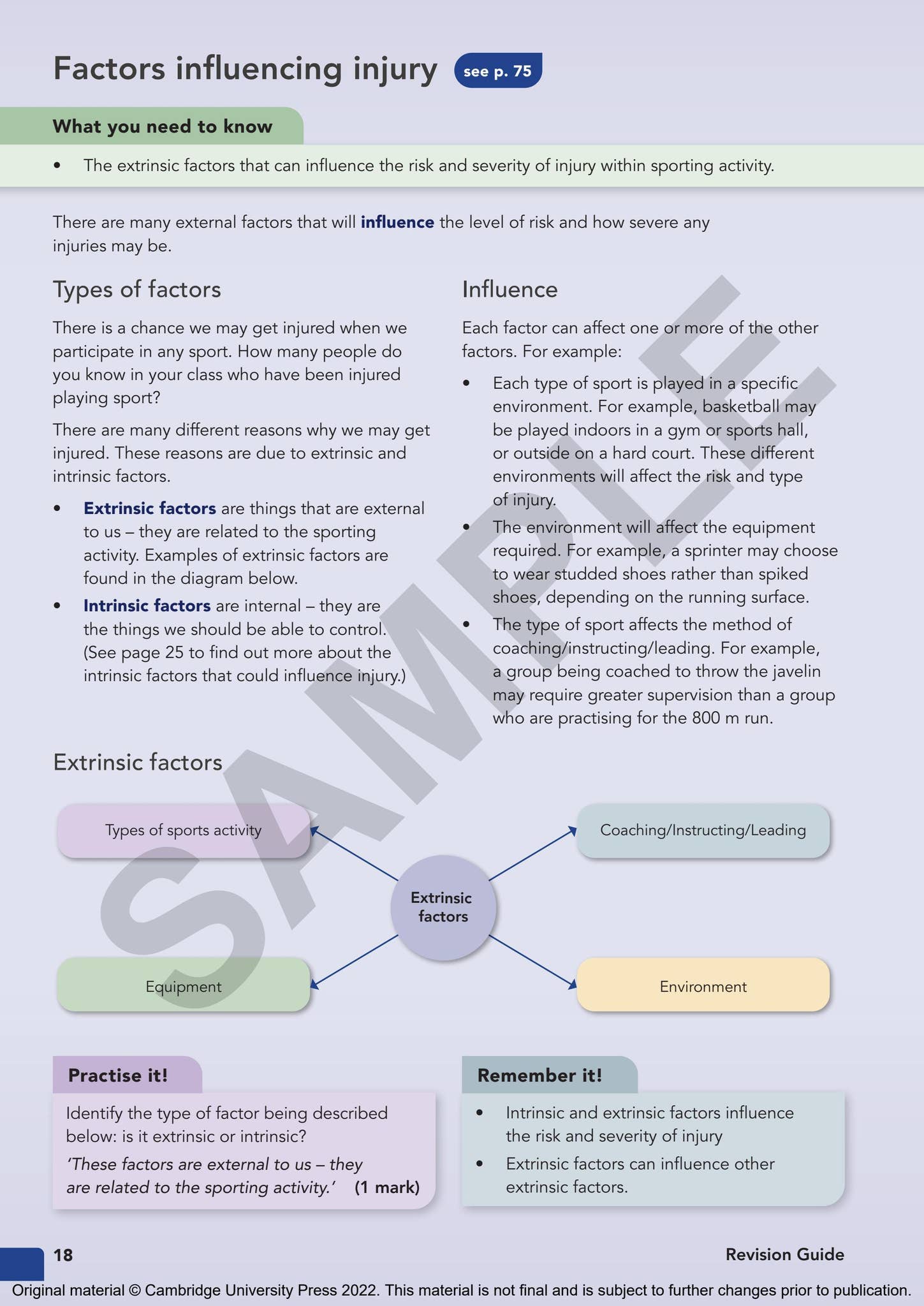 Cambridge National Sport Science Revision Guide Sample by Cambridge ...