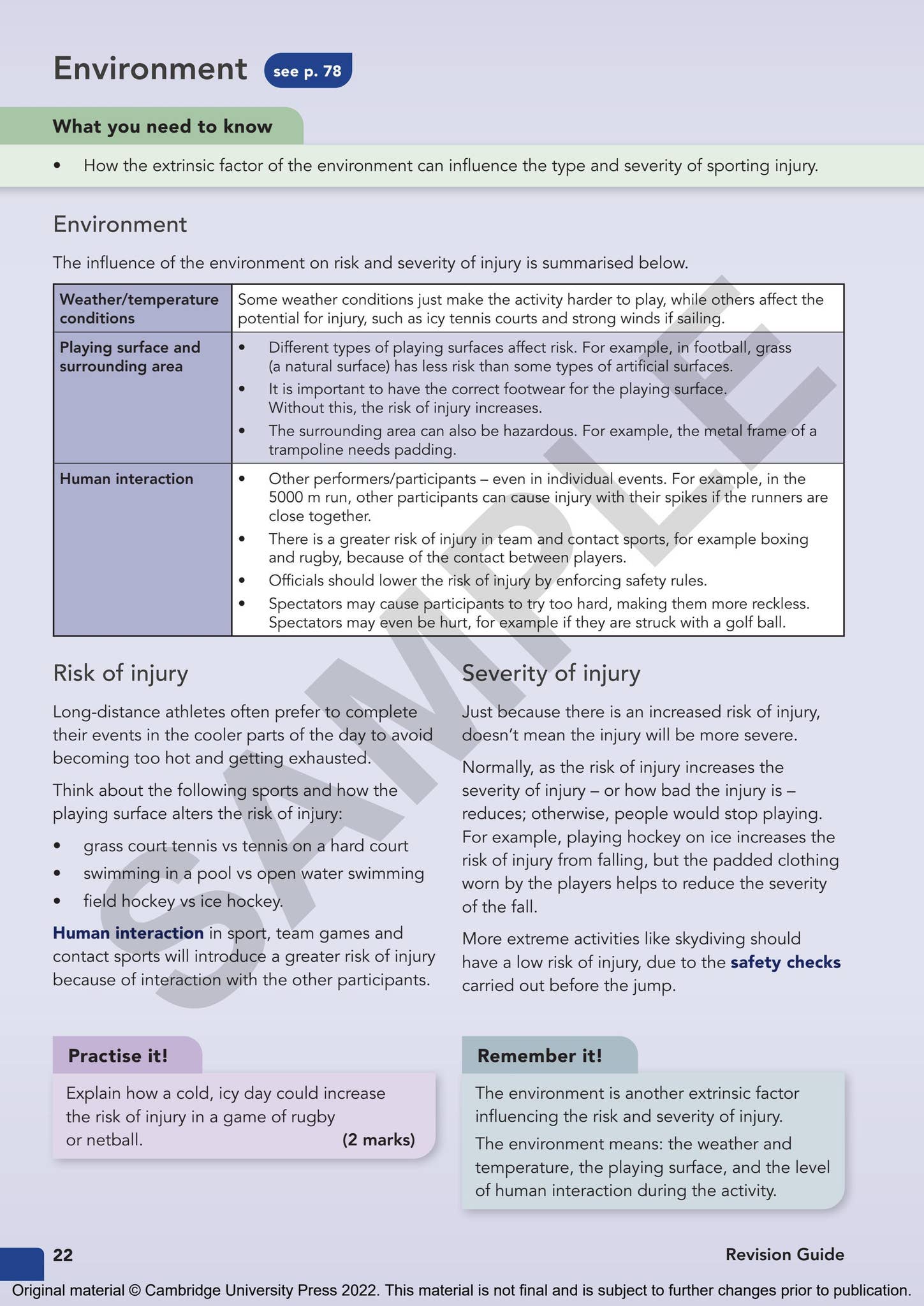 Cambridge National Sport Science Revision Guide Sample by Cambridge ...