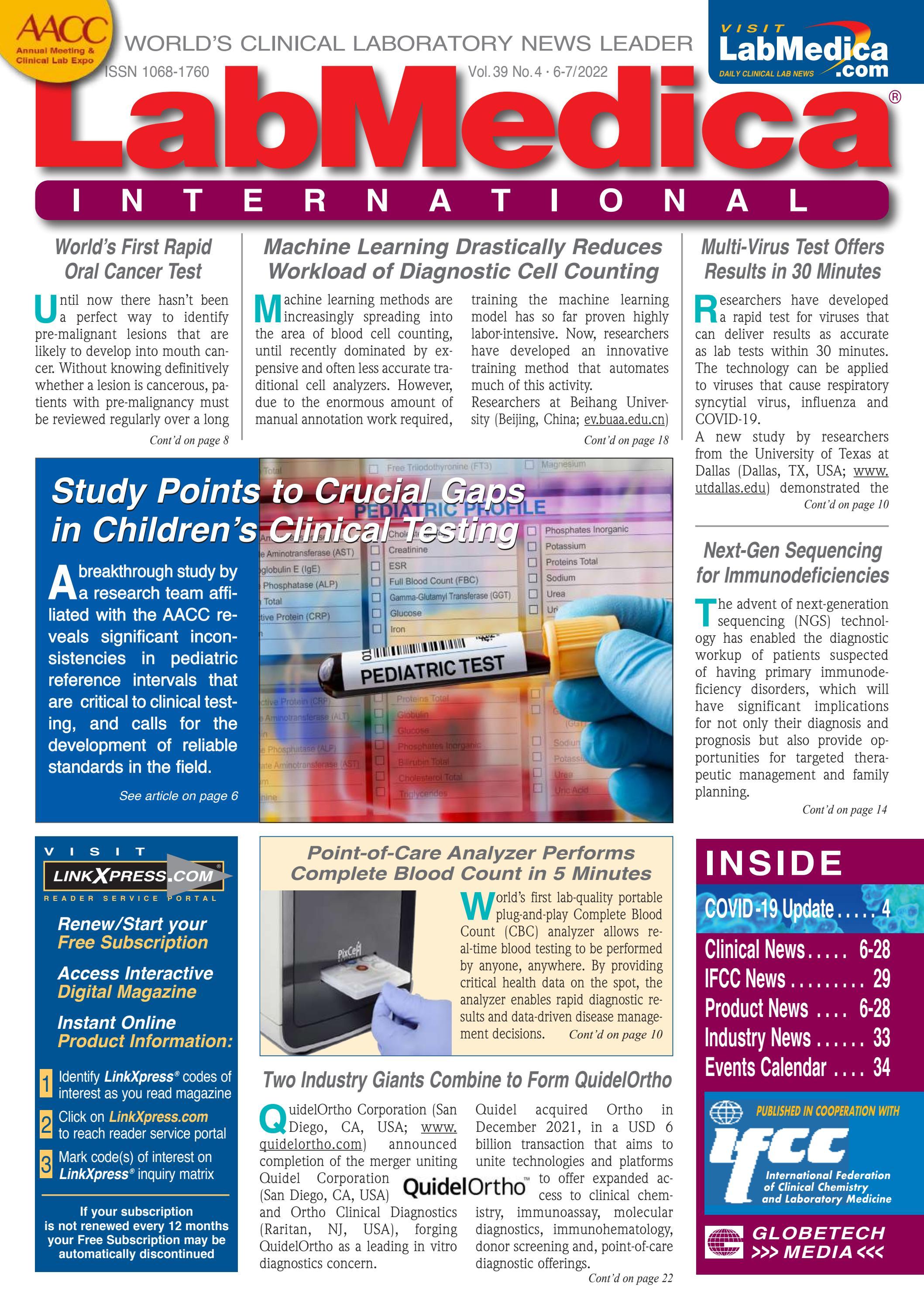 LabMedica International July 2022 by Globetech - Issuu