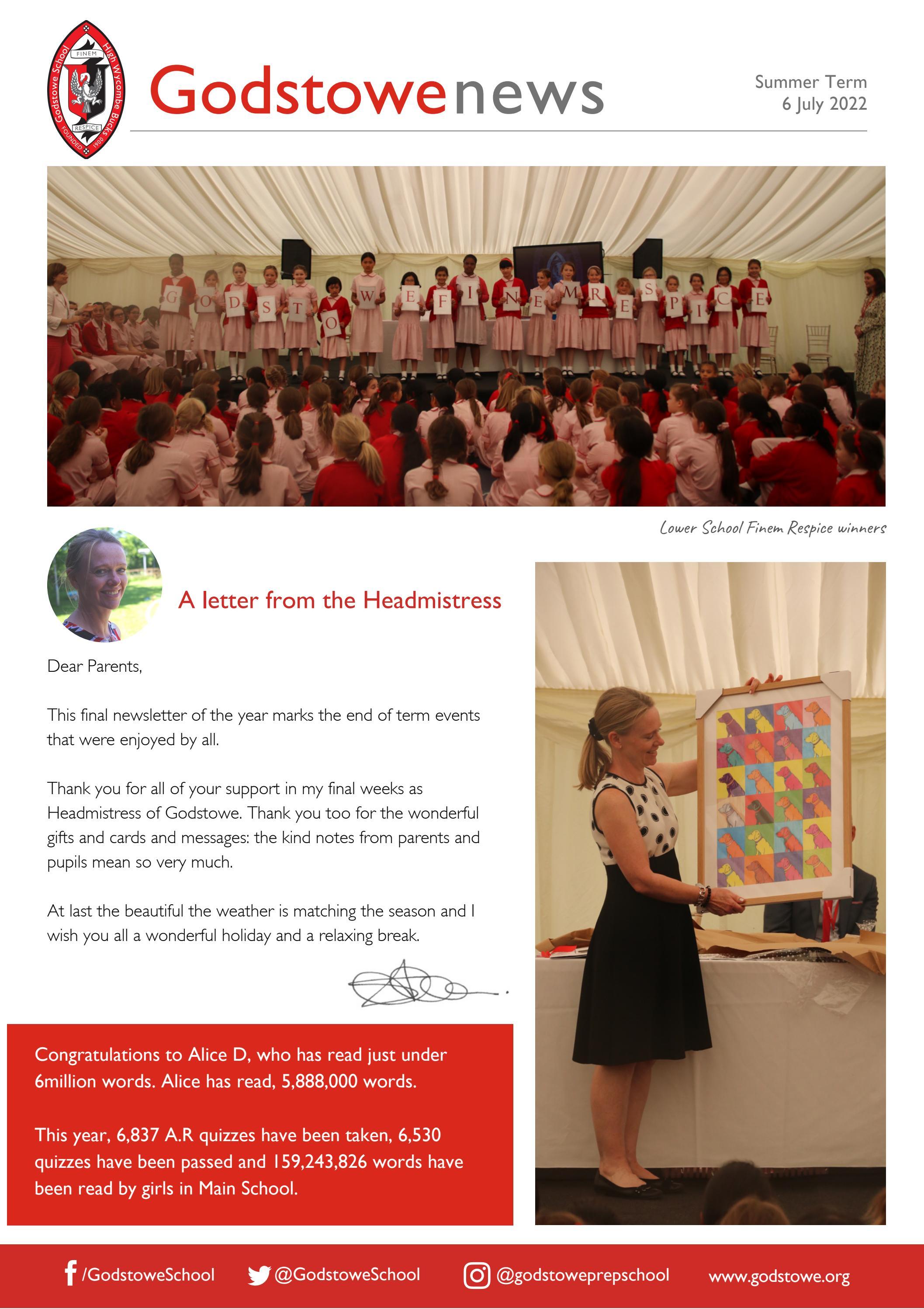 Godstowe News: Summer Term 08/07 by GodstowePrep - Issuu