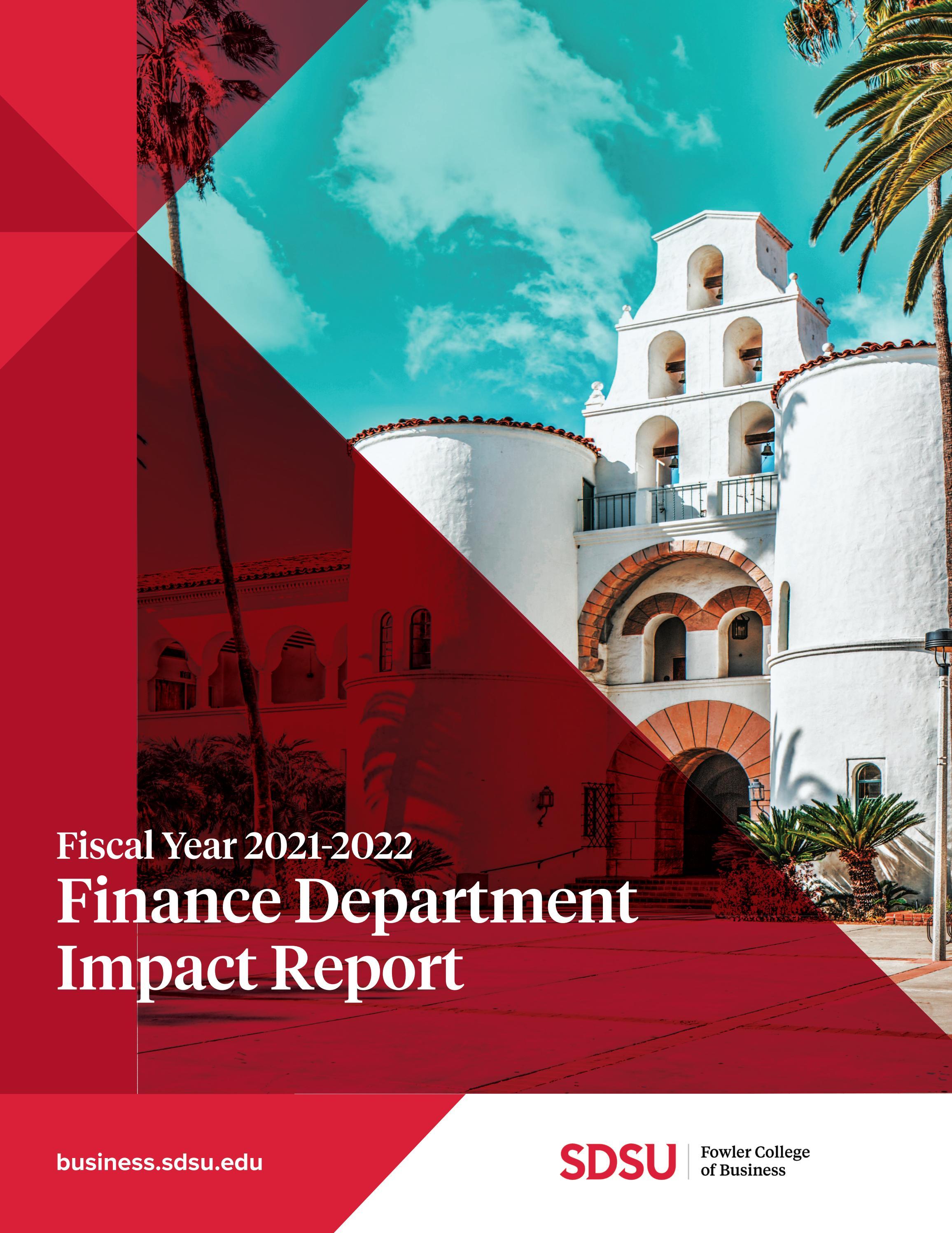 SDSU Finance Department - Impact Summary FY2021-22 by San Diego State ...