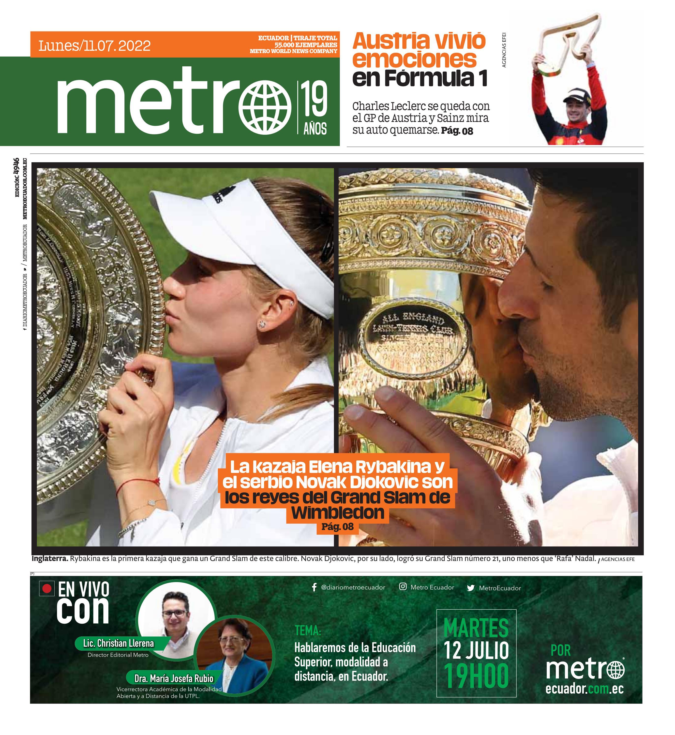 Diario Metro, edición 11 de julio 2022 by Diario Metro - Issuu