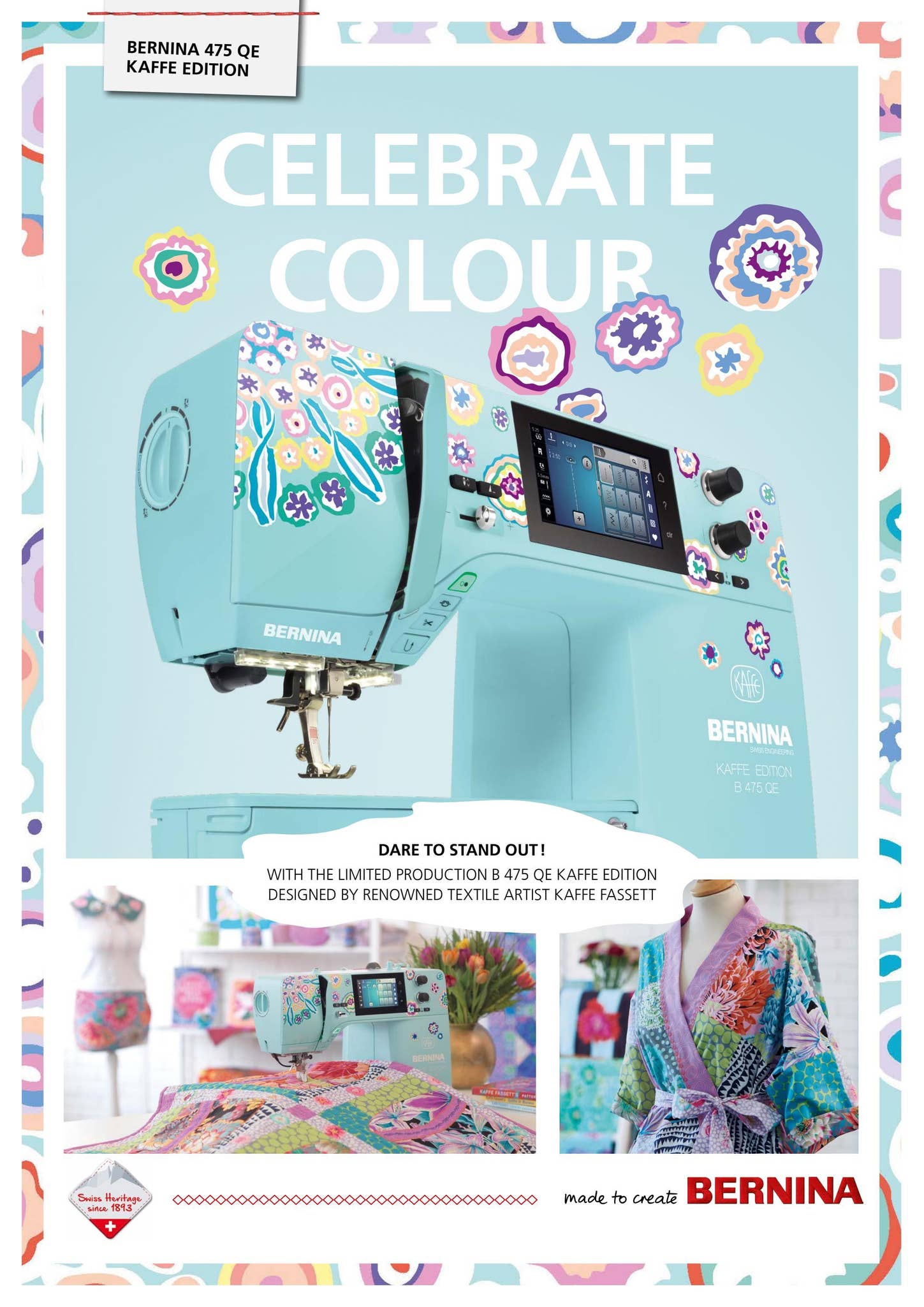 BERNINA 475 QE Kaffe Edition brochure english by Bernina International AG - Issuu