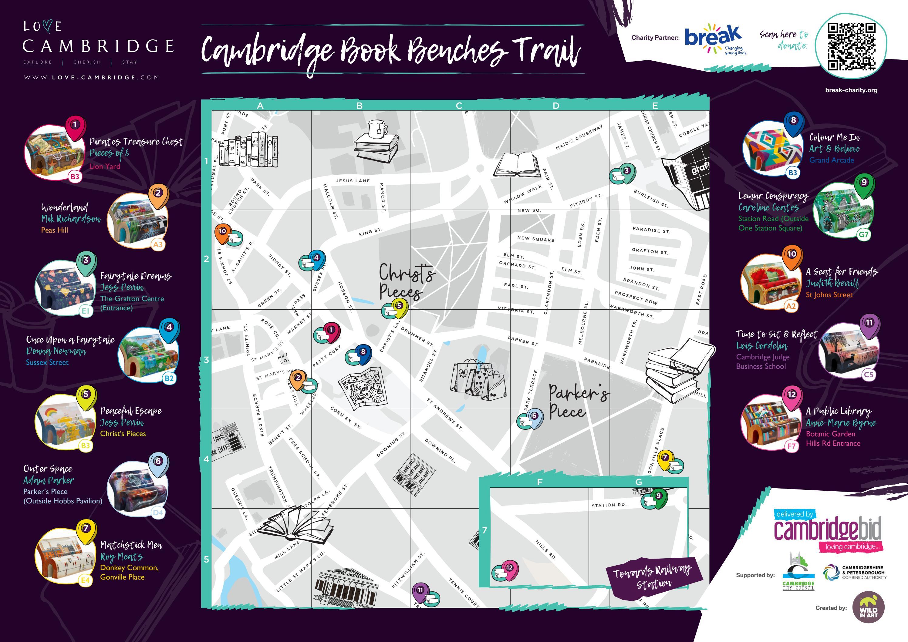 Cambridge Book Benches Trail Map by lovecambridge - Issuu