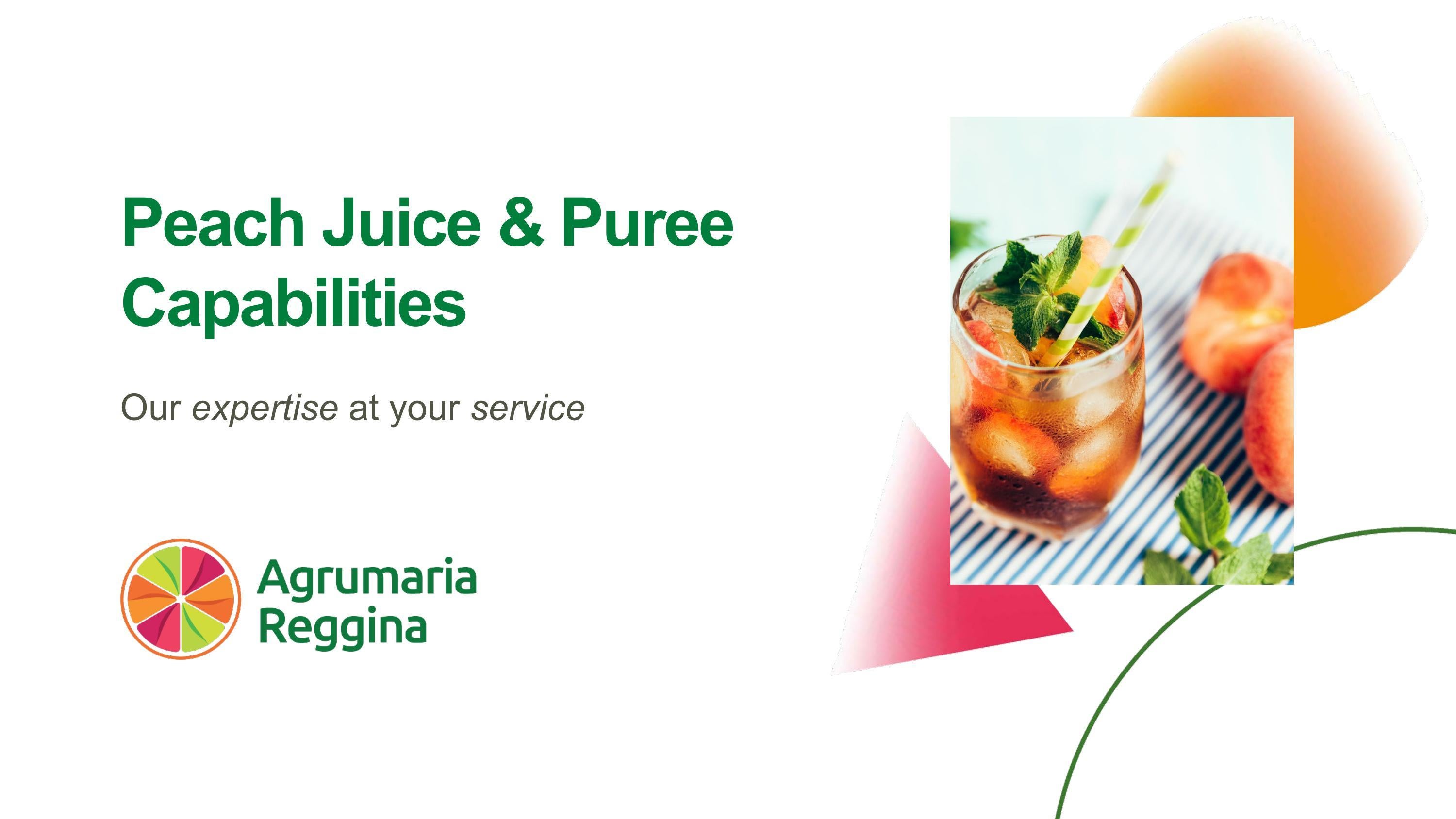 Agrumaria Reggina - Peach Juice & Puree Capabilities by Agrumaria ...