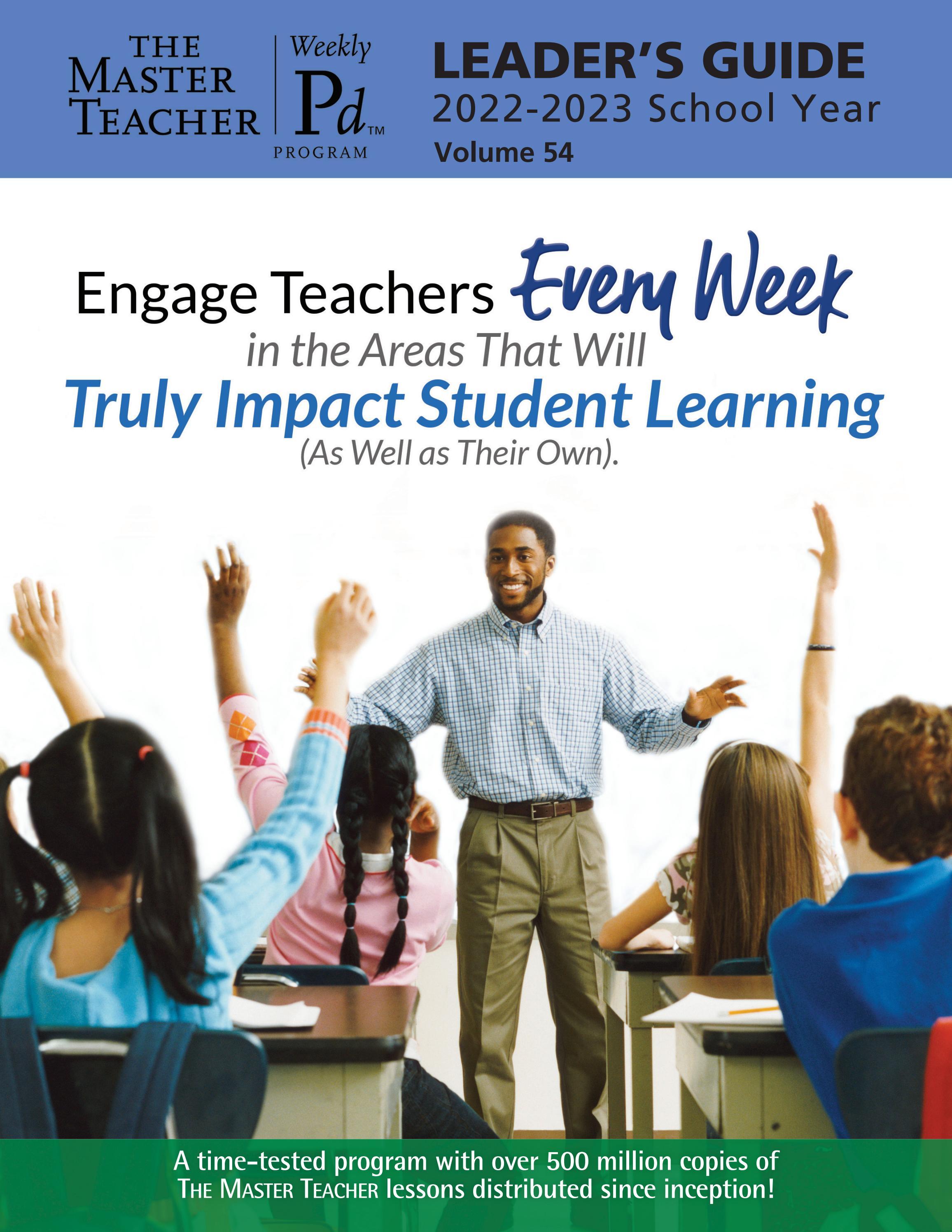 Leader's Guide For MTPd 2022 by The Master Teacher - Issuu