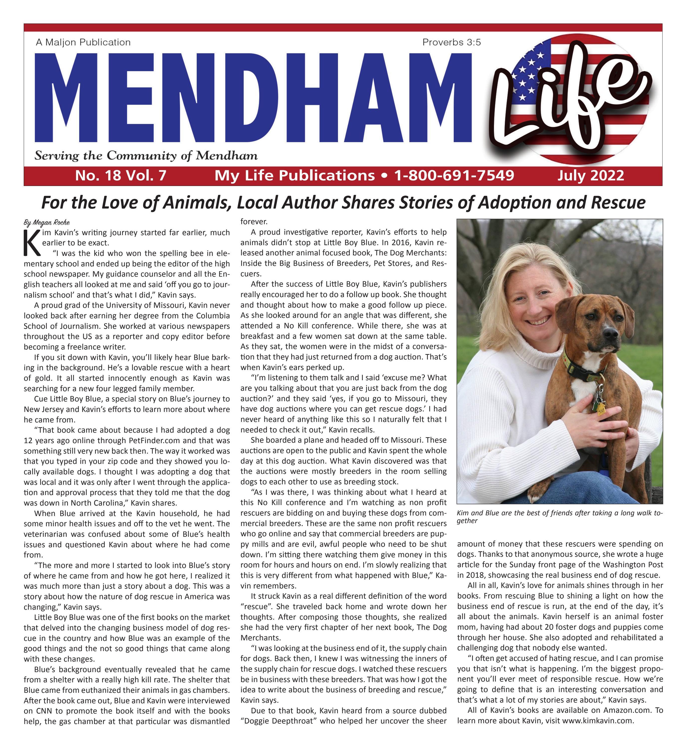 Mendham July 2022 by My Life Publications..Maljon LLC - Issuu