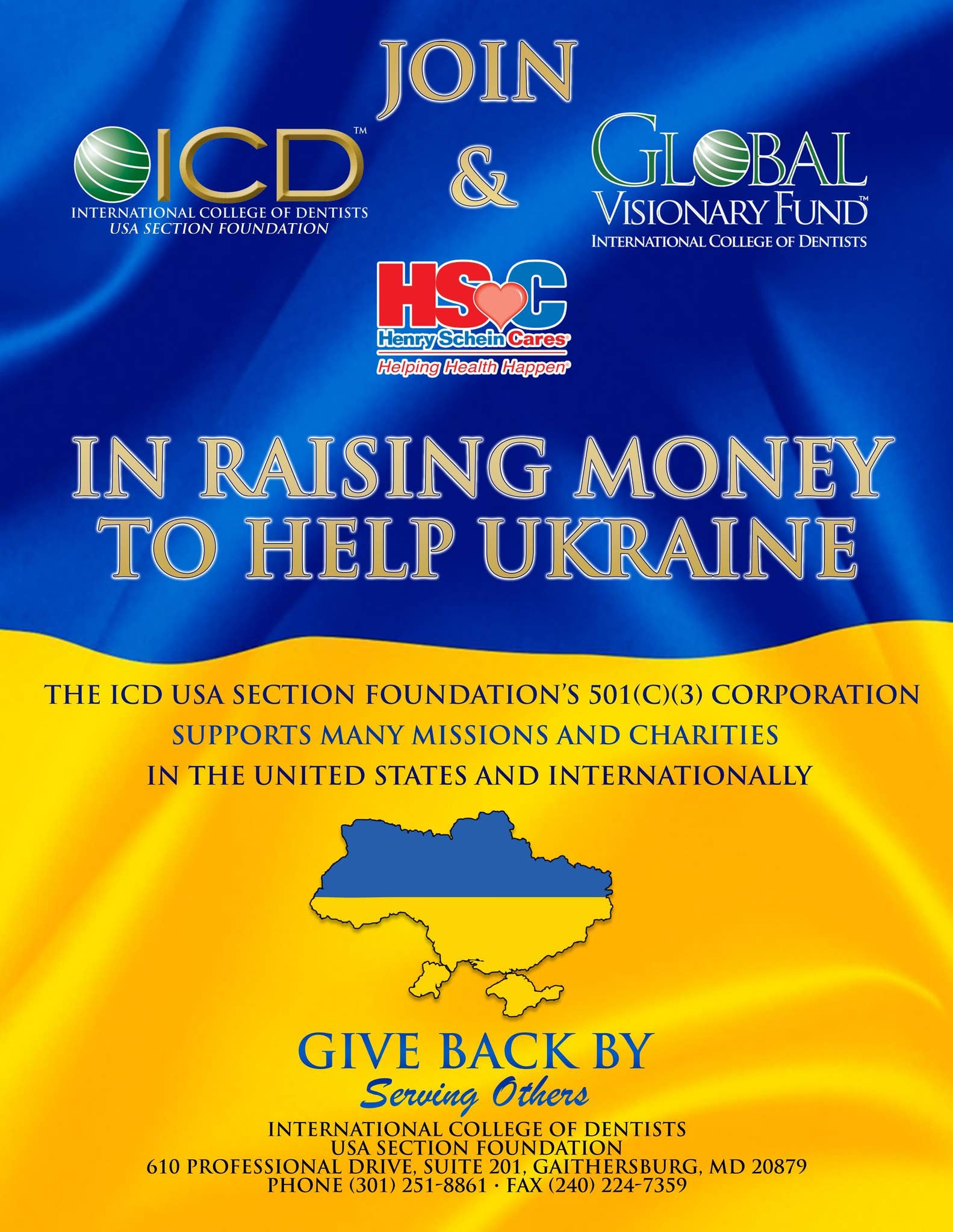 Ukraine Donation Brochure by International College of Dentists USA ...