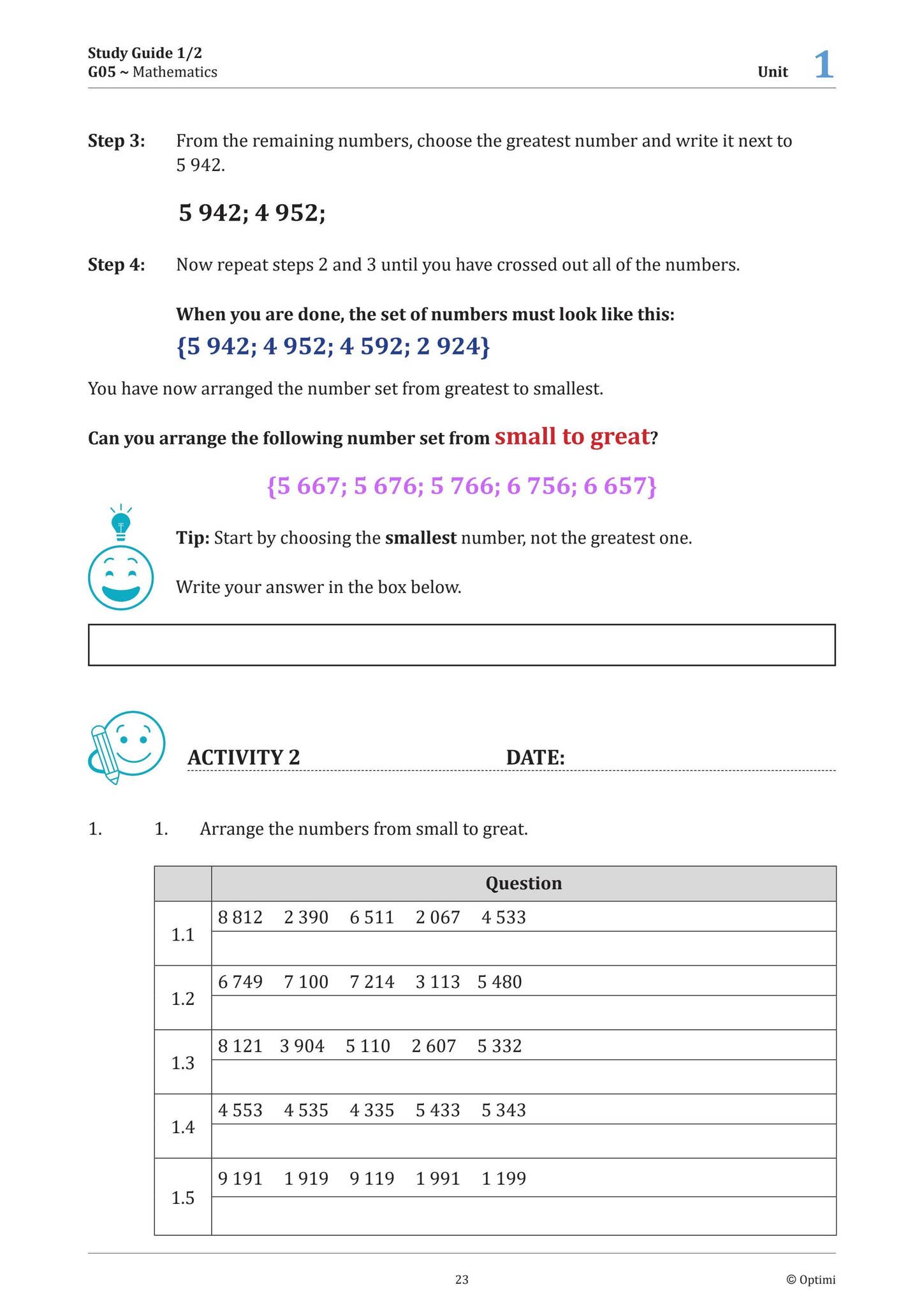Grade 5 Study Guide 1/2 Mathematics by Impaq - Issuu