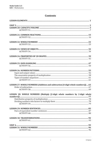 Grade 4 Study Guide 2/2 Mathematics by Impaq - Issuu