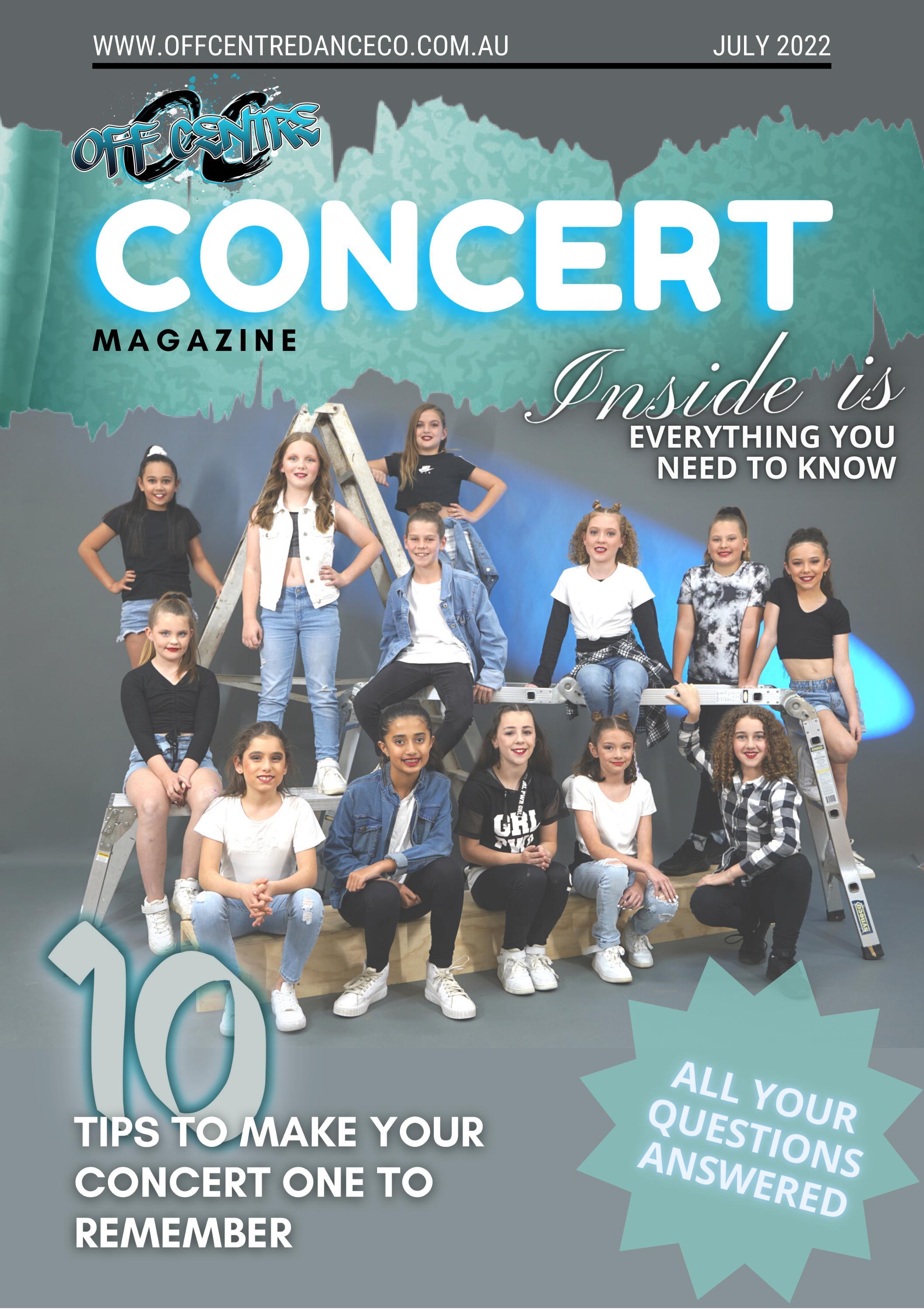 Off Centre Dance Co Concert Magazine Vol 2 by Ryan Newall - Issuu