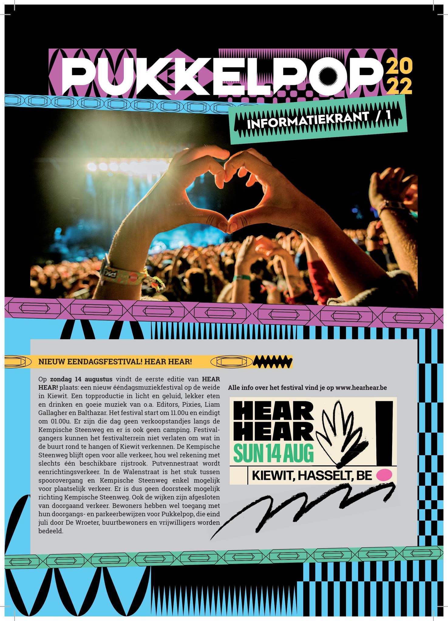 Informatiekrant 1 Pukkelpop 2022 by Stad Hasselt - Issuu
