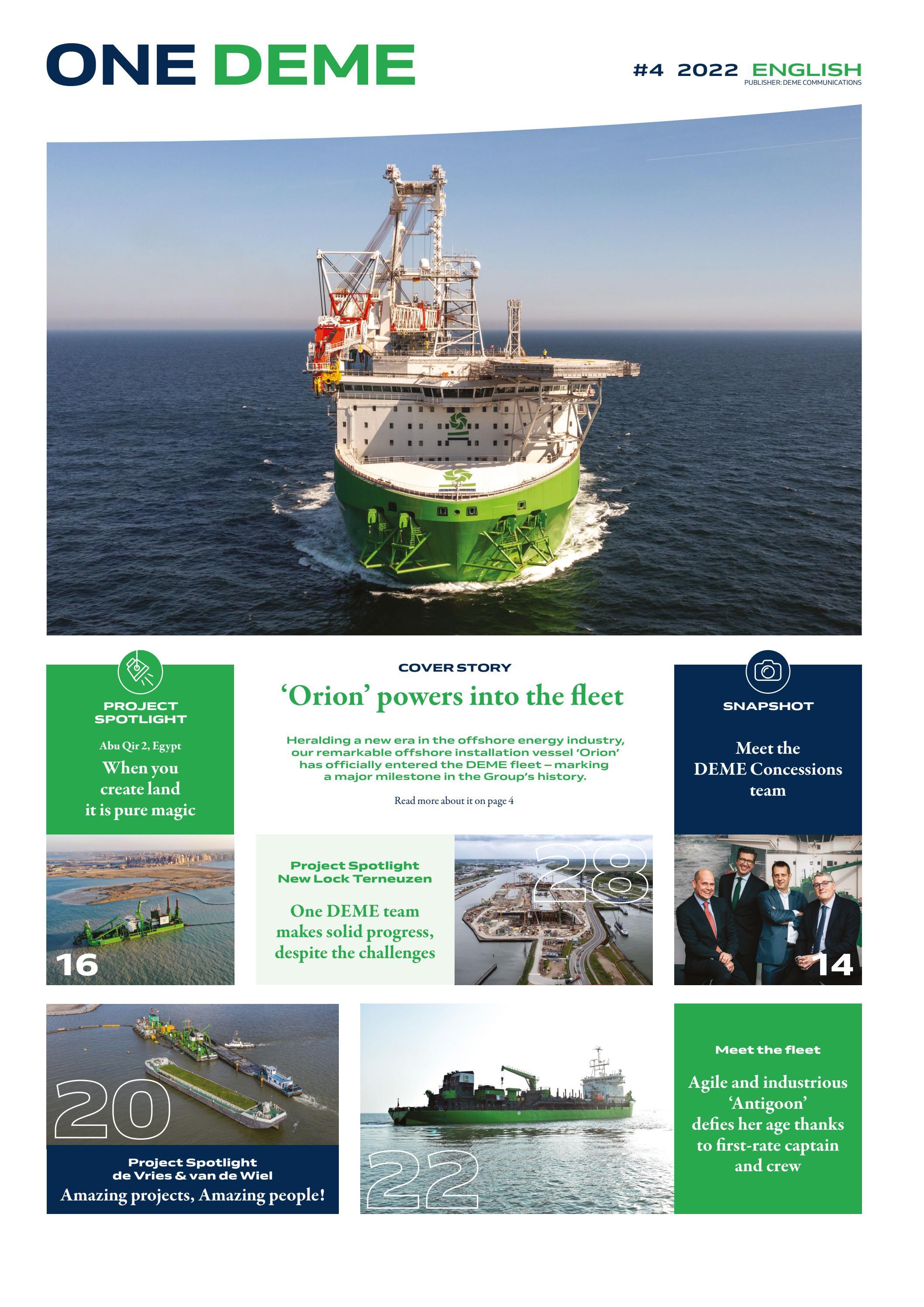 ONE DEME #4 2022 English by communication.deme - Issuu