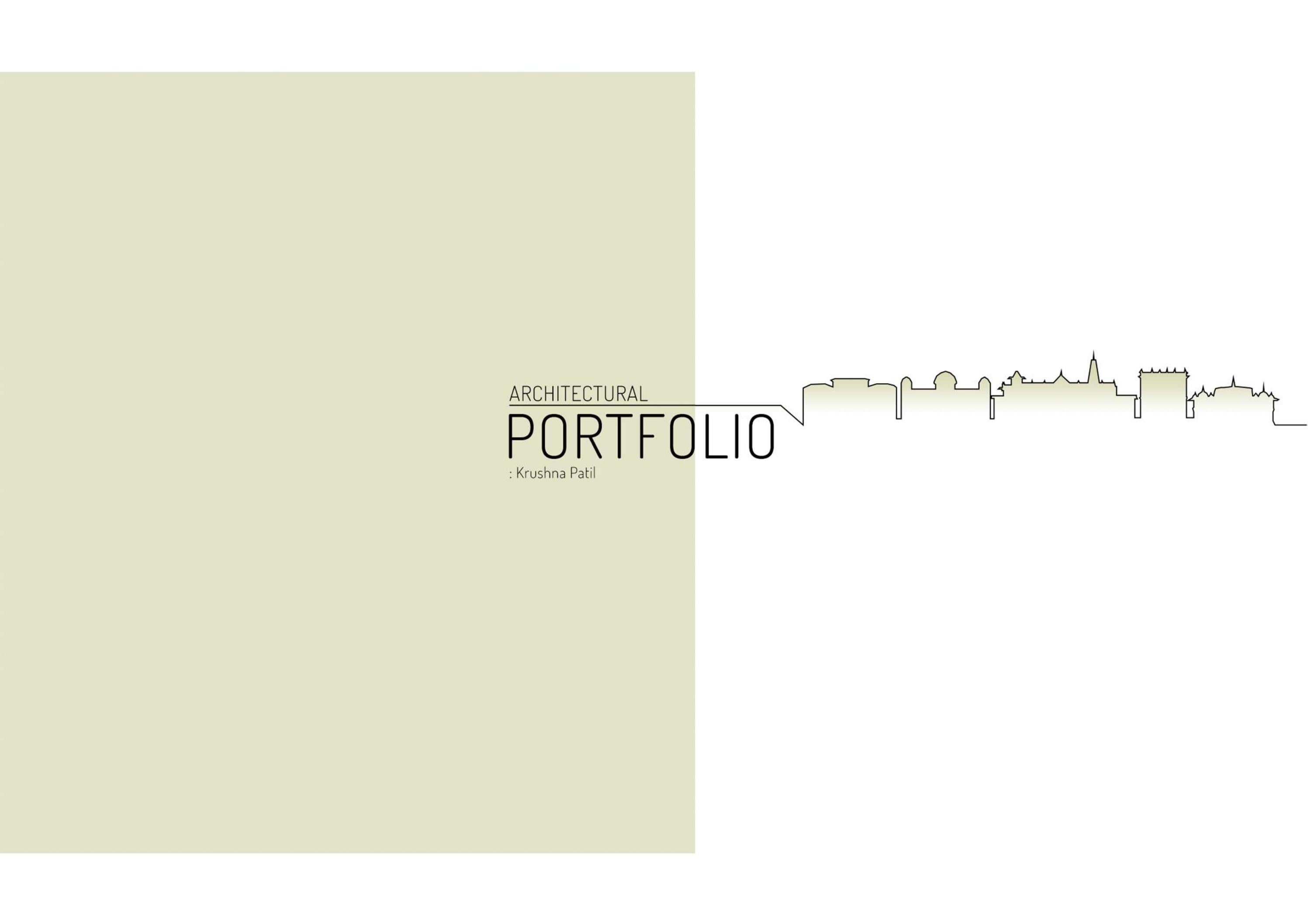Architectural Portfolio by krushna patil - Issuu