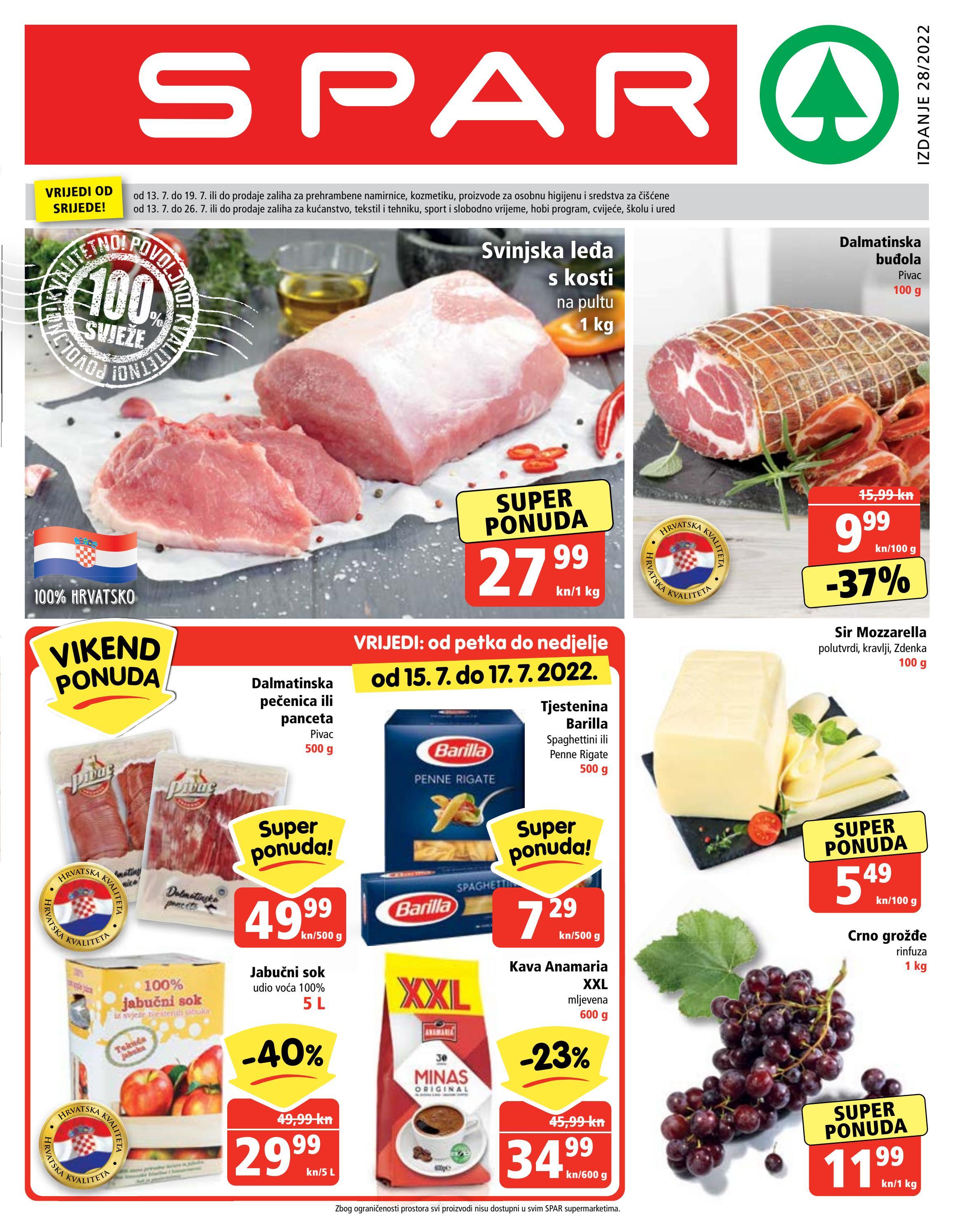 Spar katalog od 13.-26.07.2022. by Catalog.hr - Issuu
