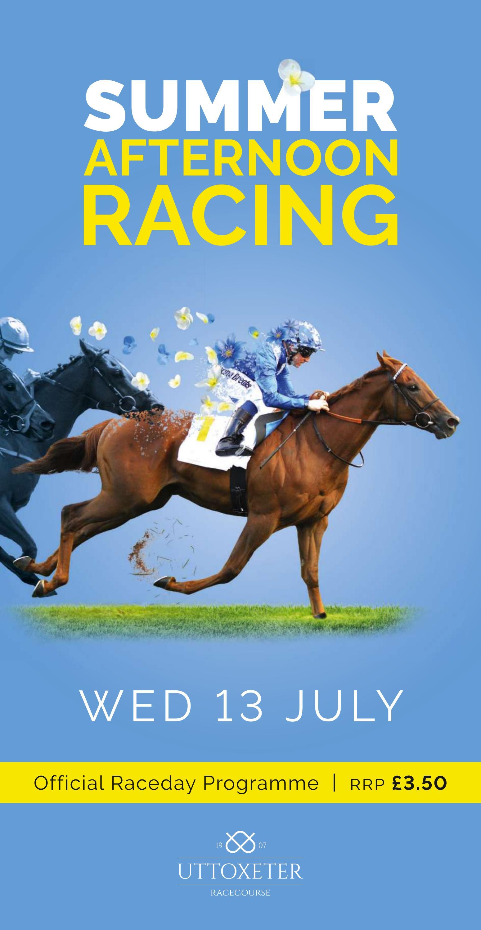 Uttoxeter Racecard - Wednesday 13th July by Arena Racing Company - Issuu