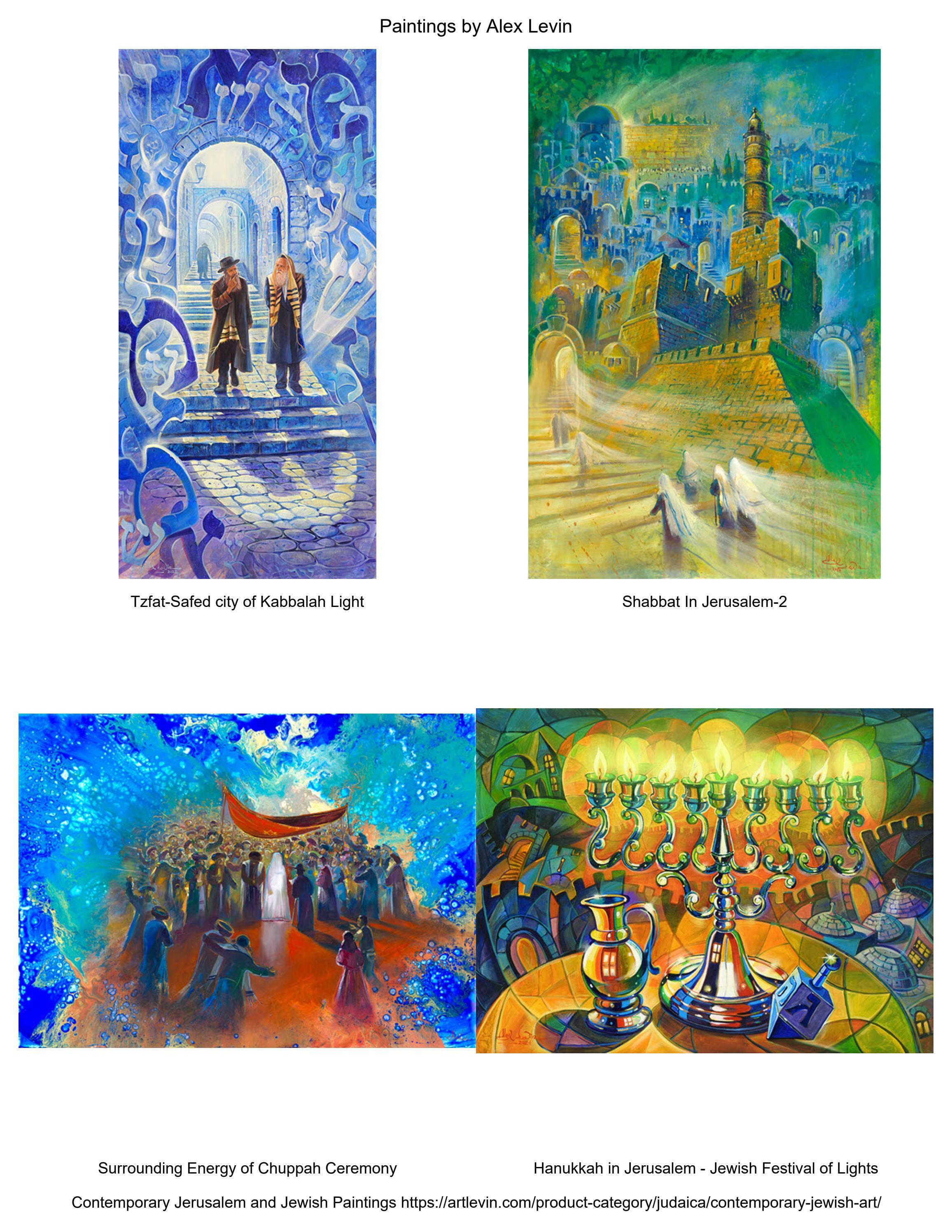 Contemporary Jerusalem and Jewish Paintings by Alex Levin by Art Levin ...