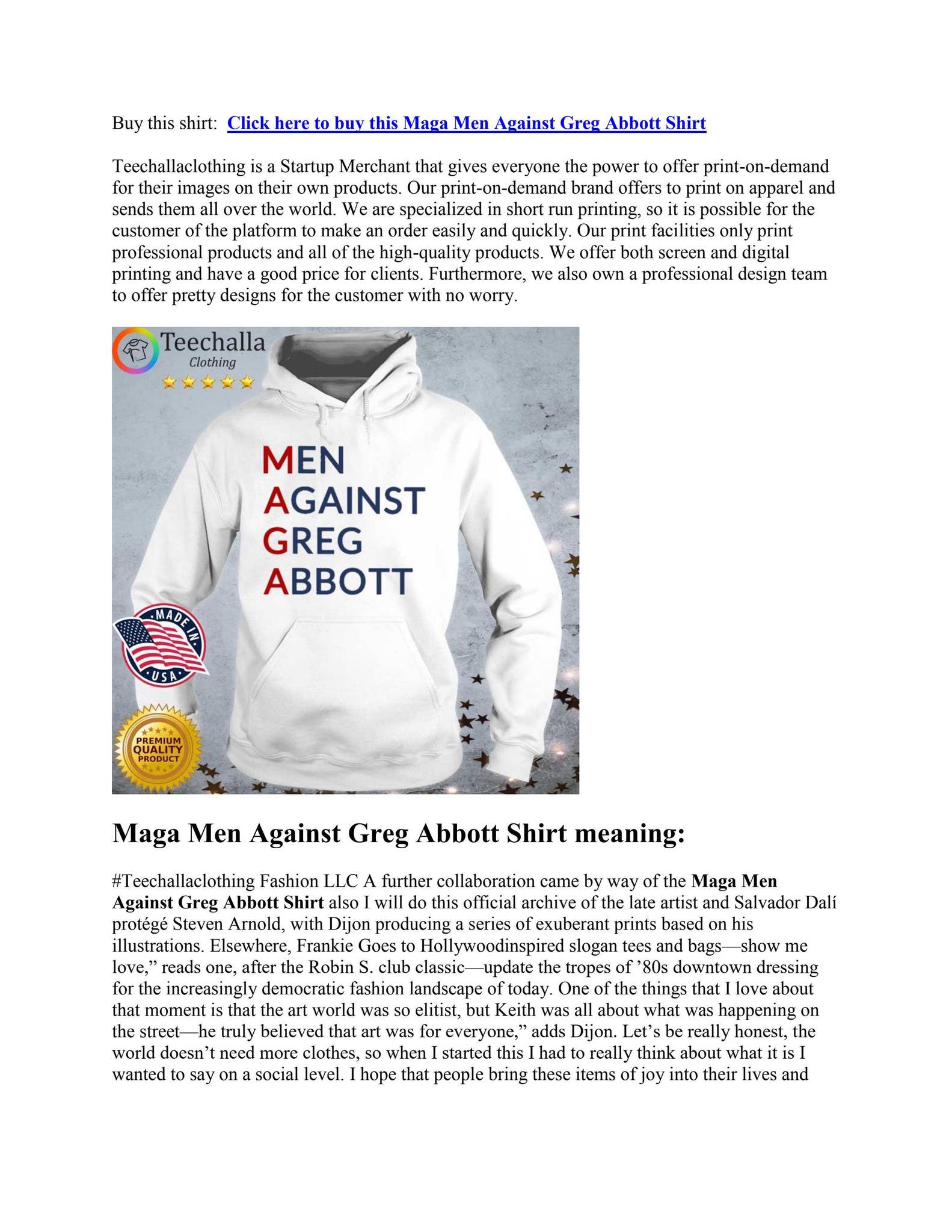 Maga Men Against Greg Abbott Shirt by Store Teechallaclothing - Issuu
