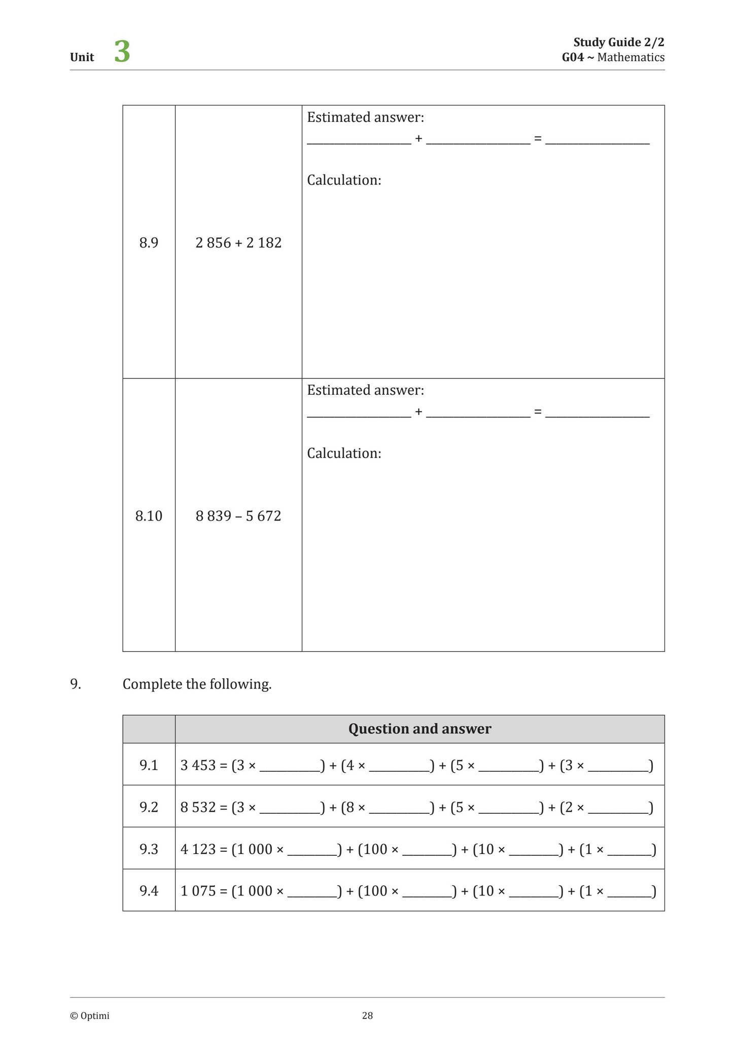 Grade 4 Study Guide 2/2 Mathematics by Impaq - Issuu