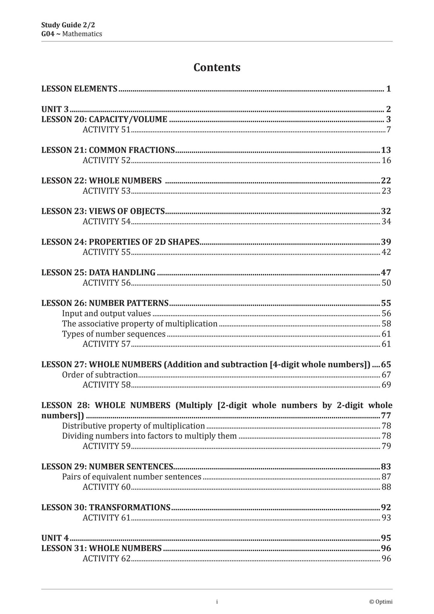 Grade 4 Study Guide 2/2 Mathematics by Impaq - Issuu