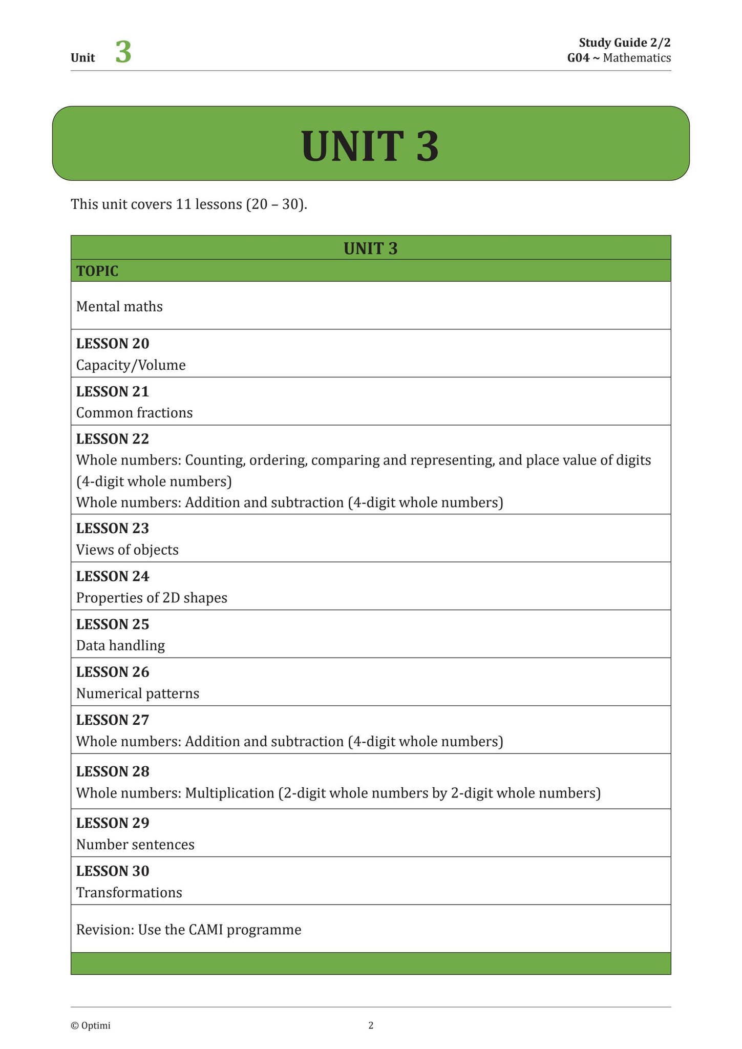 Grade 4 Study Guide 2/2 Mathematics by Impaq - Issuu