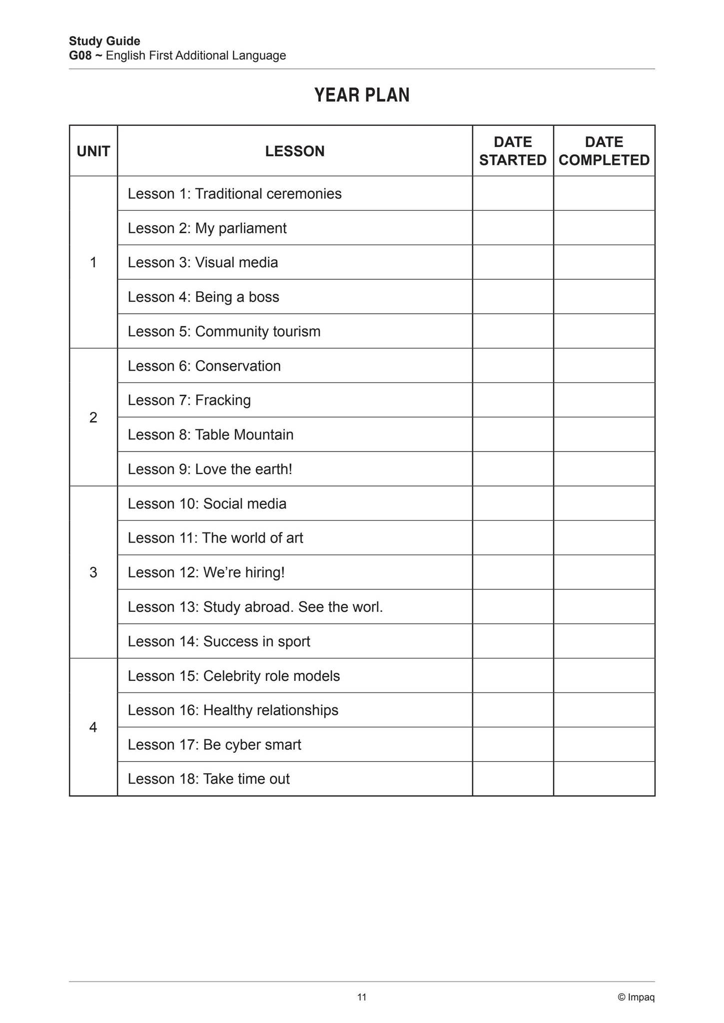 Grade 8 Study Guide English Home Language by Impaq - Issuu