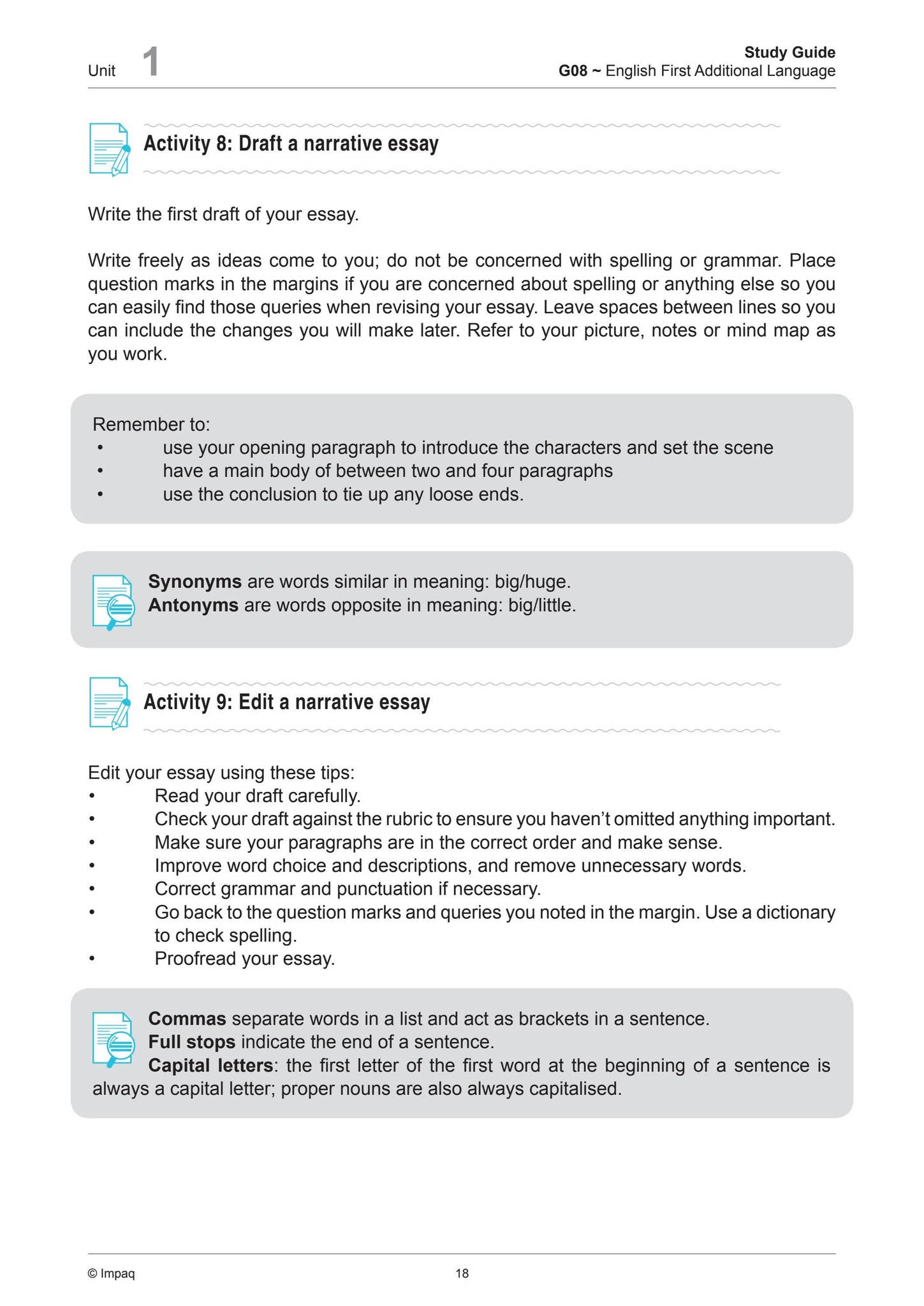 Grade 8 Study Guide English Home Language by Impaq - Issuu