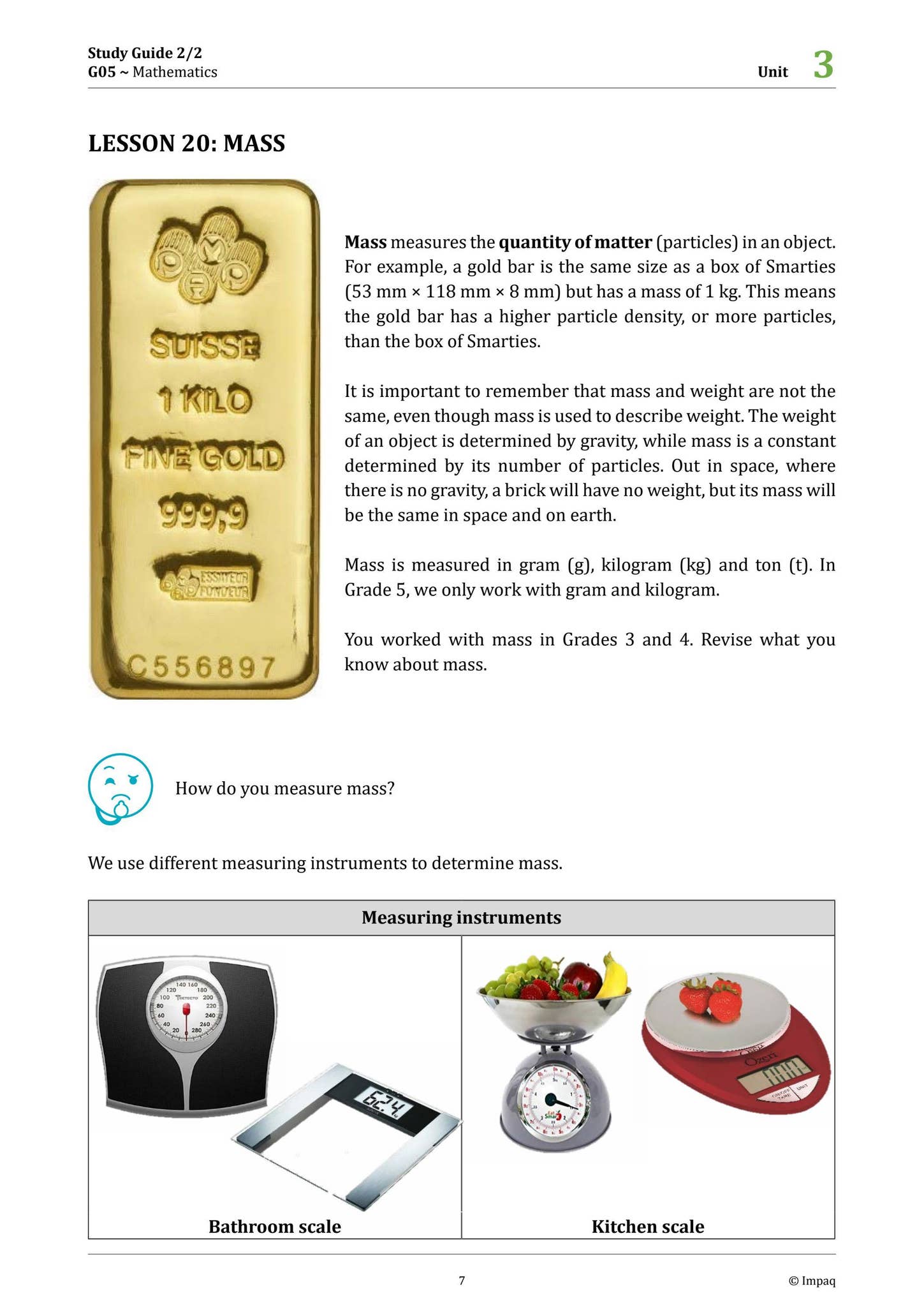 Grade 5 Study Guide 2/2 Mathematics by Impaq - Issuu